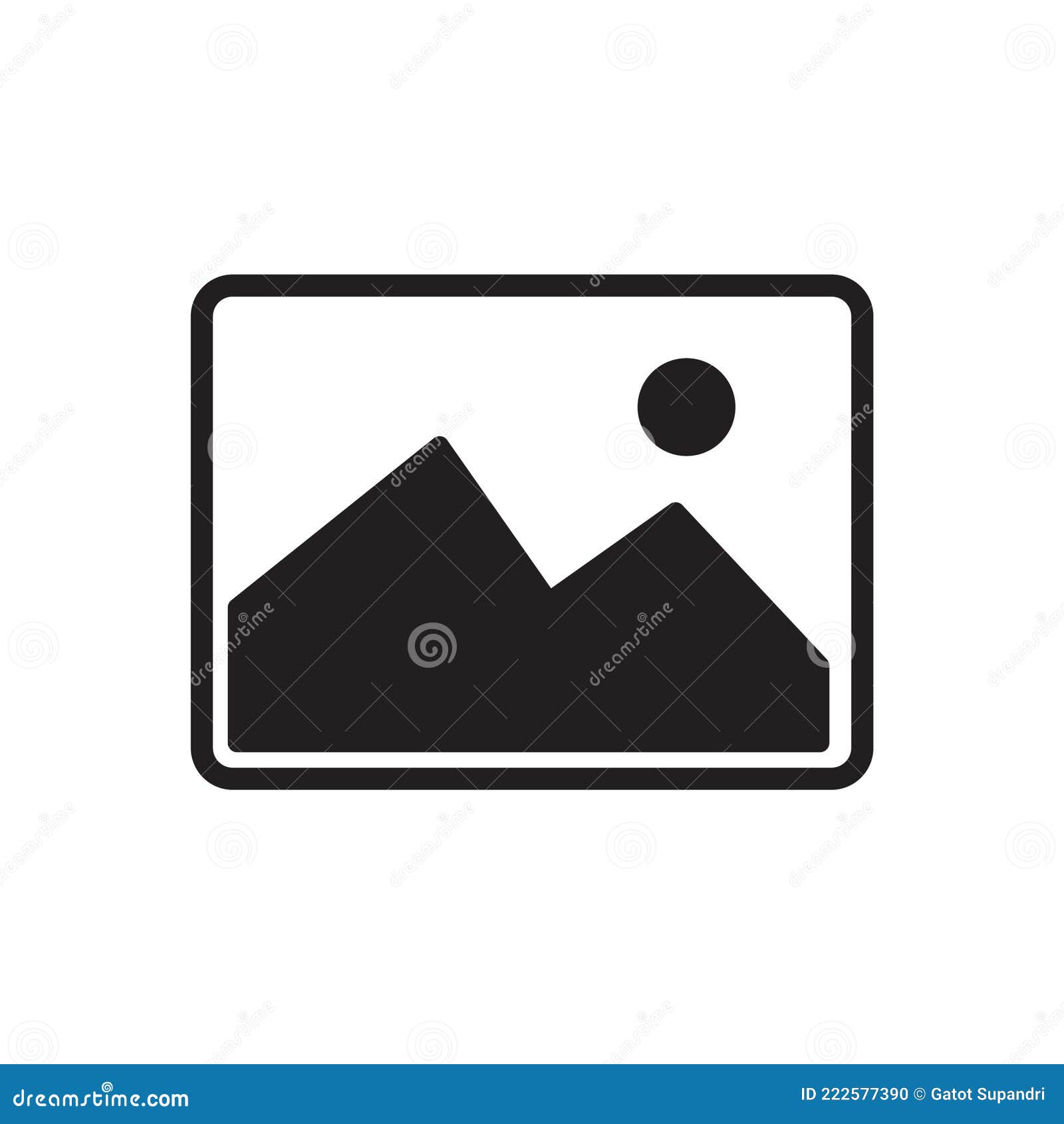 Bild Symbol Vektor Logo Design Vorlage Vektor Abbildung - Illustration ...