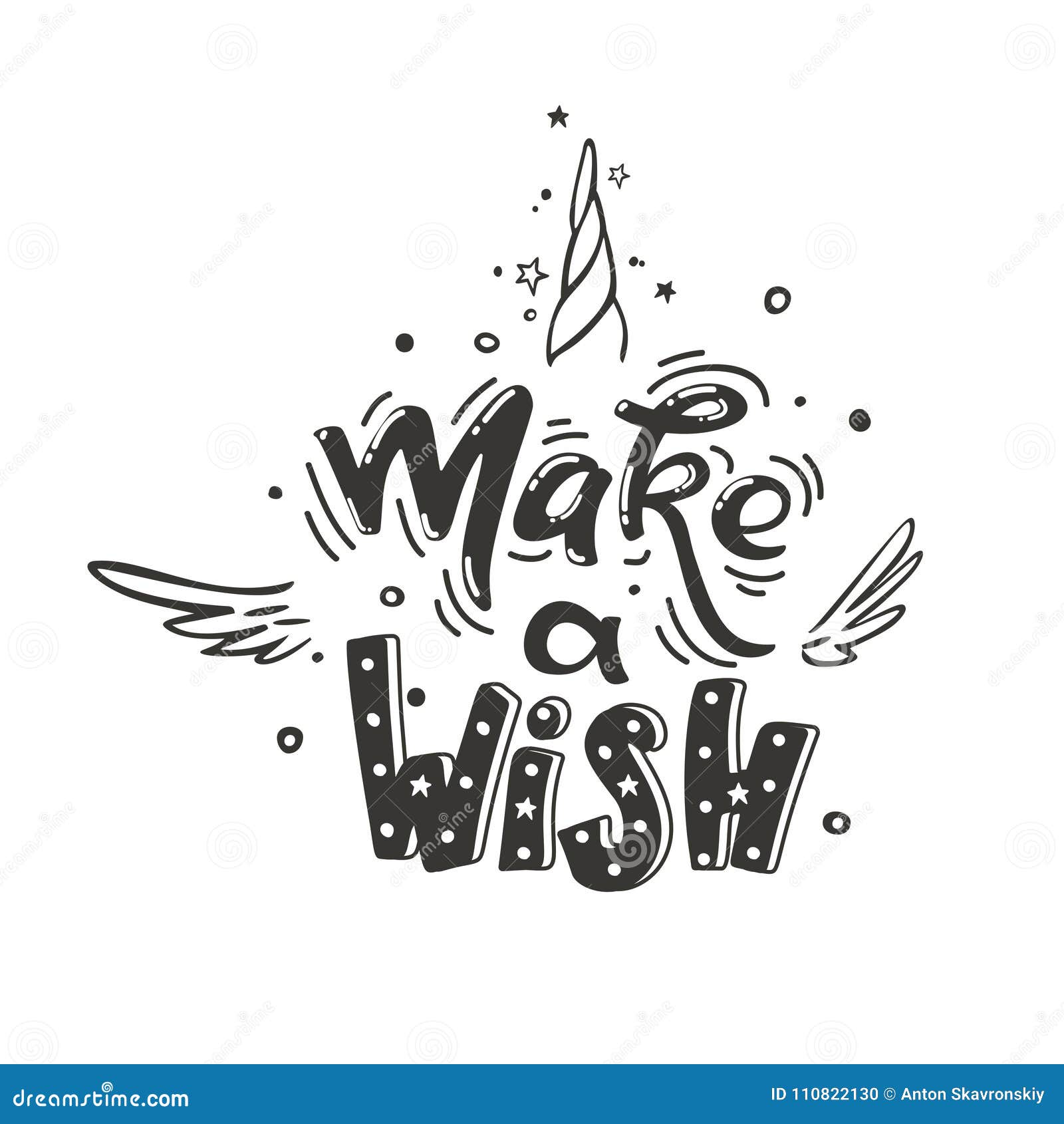Bilden Sie einen Wunsch vektor abbildung. Illustration von auslegung ...