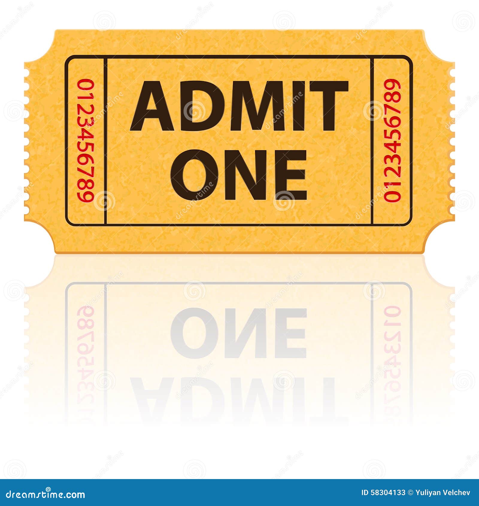 Bilhete ilustração do vetor. Ilustração de admita, colheita - 58304133