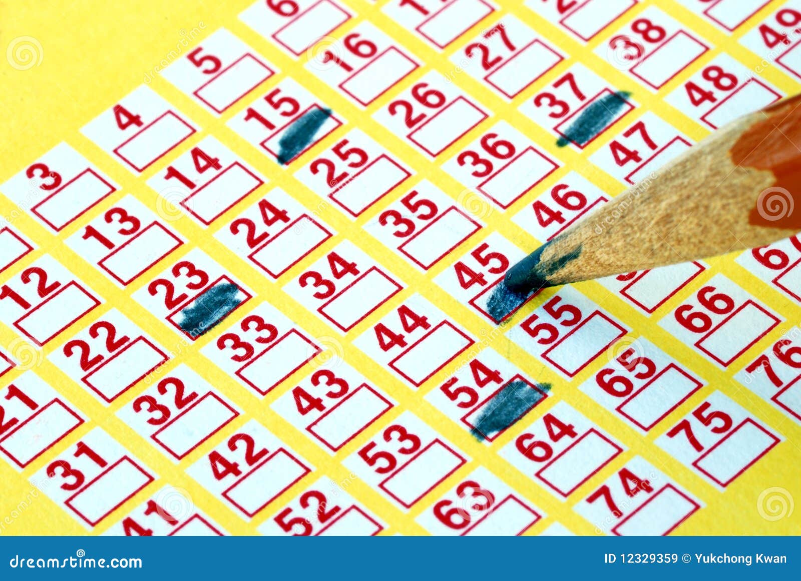 Bilhete da lotaria imagem de stock. Imagem de sorvete - 12329359