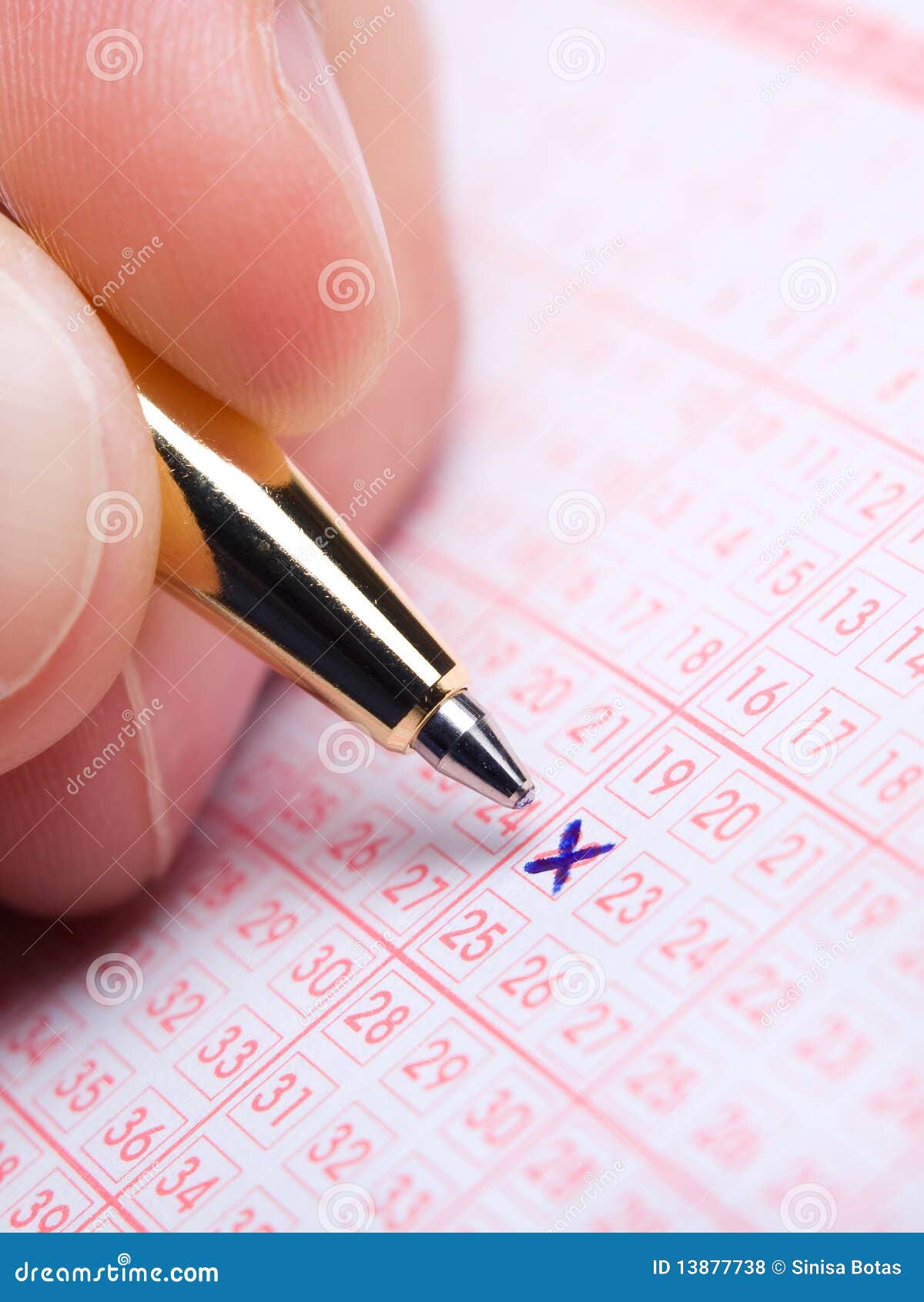 Bilhete da lotaria foto de stock. Imagem de loto, sorvete - 13877738