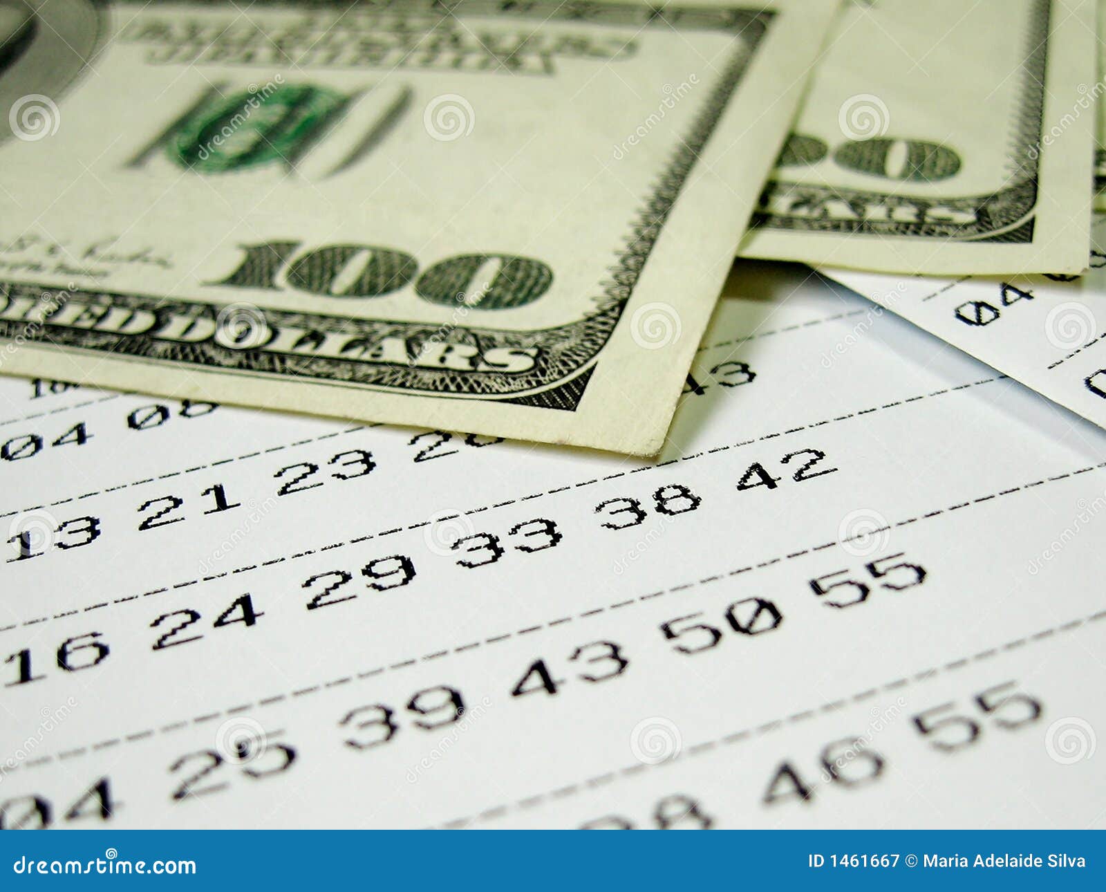Bilhete da lotaria - 2 imagem de stock. Imagem de apostar - 1461667
