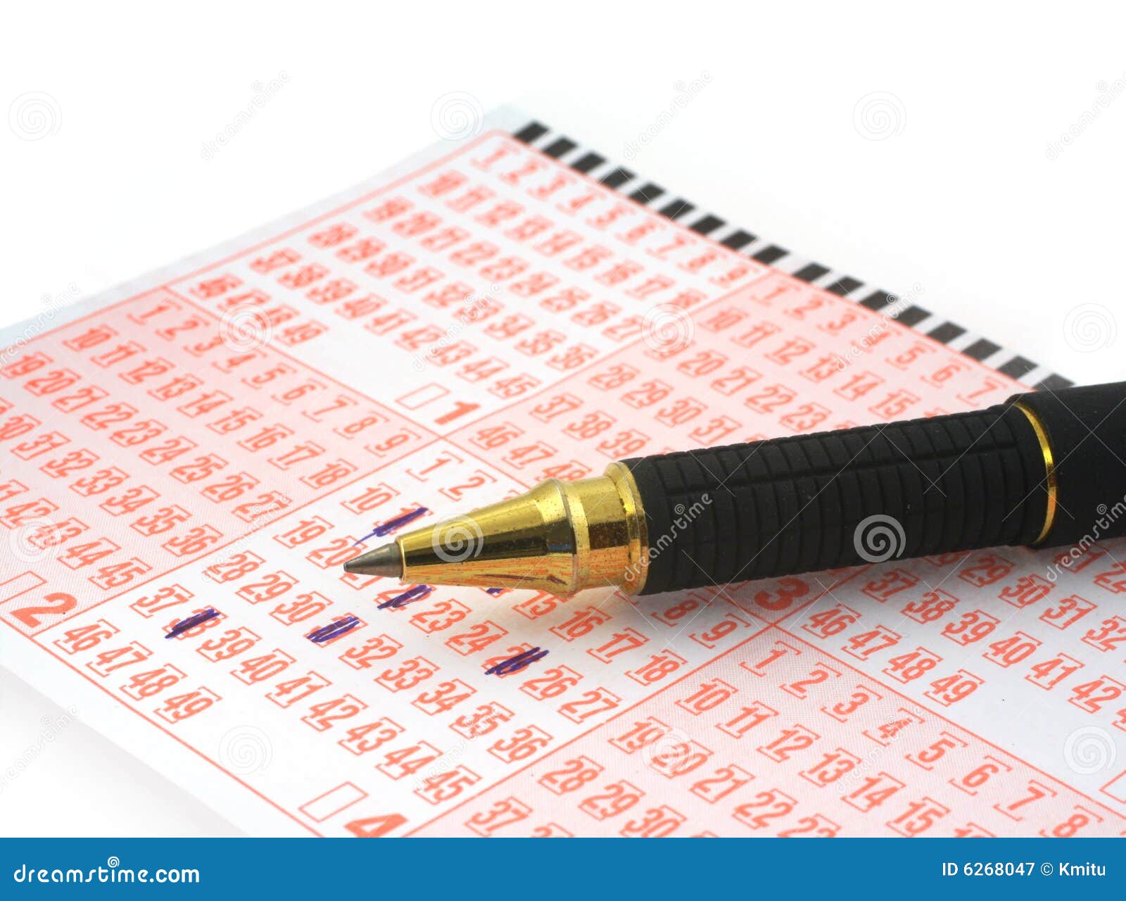 Bilhete da lotaria imagem de stock. Imagem de escolha - 6268047