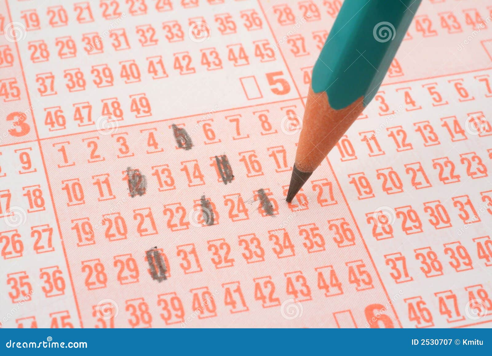 Bilhete Da Lotaria E Lápis #2 Imagem de Stock - Imagem de loteria ...