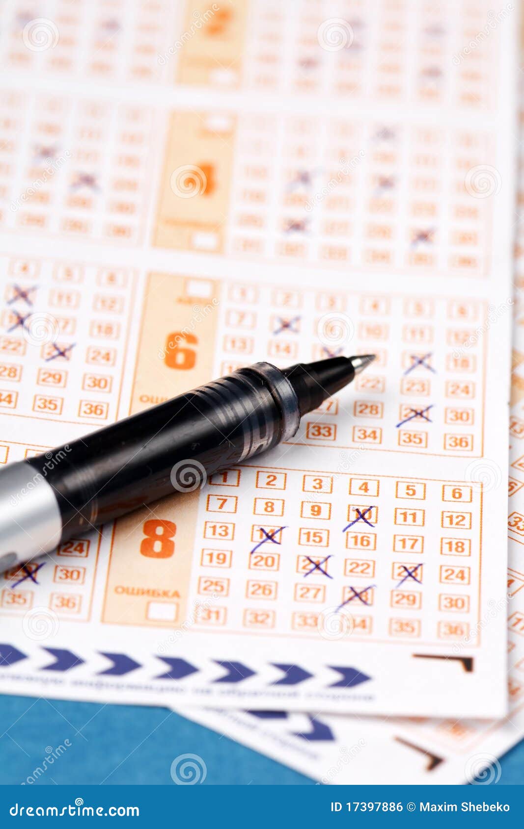 Bilhetes da lotaria foto de stock. Imagem de especial - 17397886
