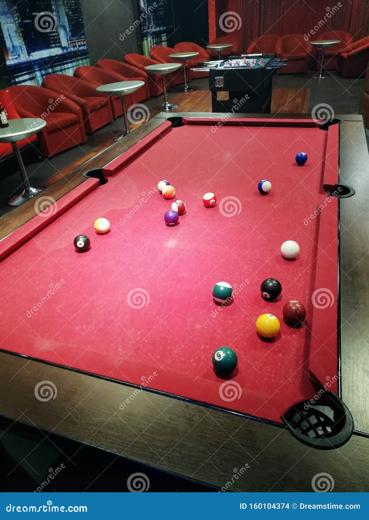 Biliard stock photo. Image of hotel, playroom, pool - 160104374