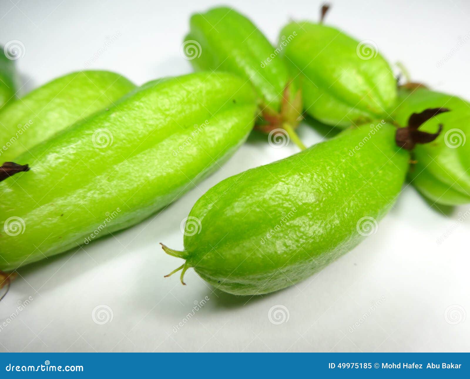 Bilimbi stock image. Image of studio, white, fresh, tropical - 49975185