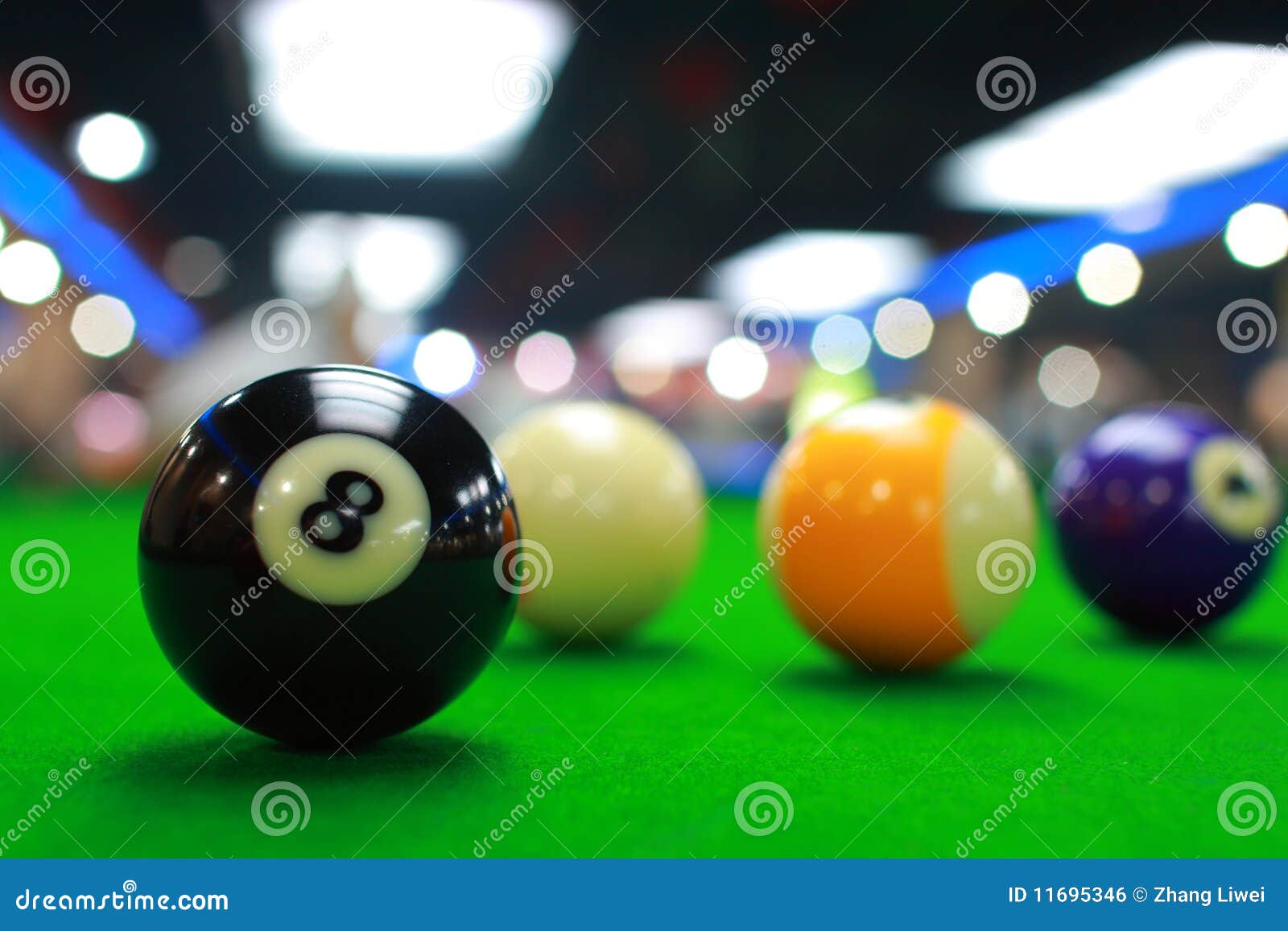 Biljart stock foto. Image of beeld, cijfers, spel, activiteit - 11695346
