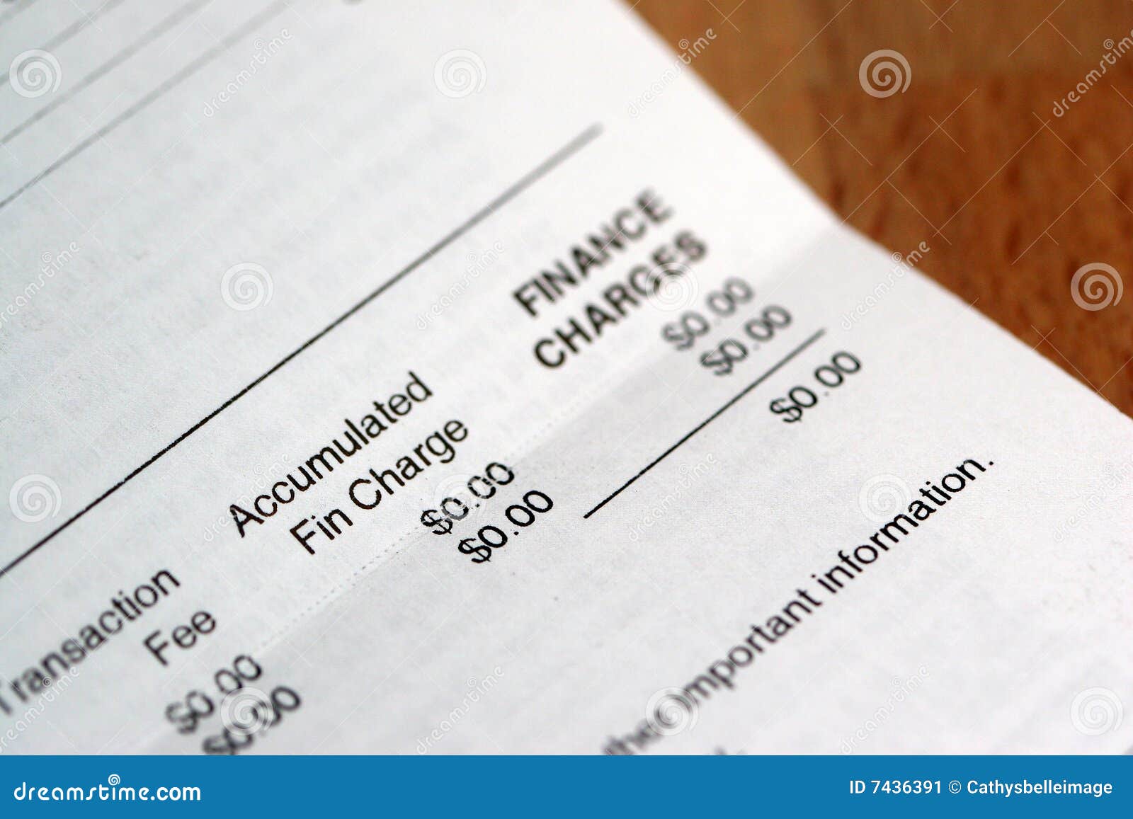 Bill stock image. Image of balance, paper, charges, finance - 7436391