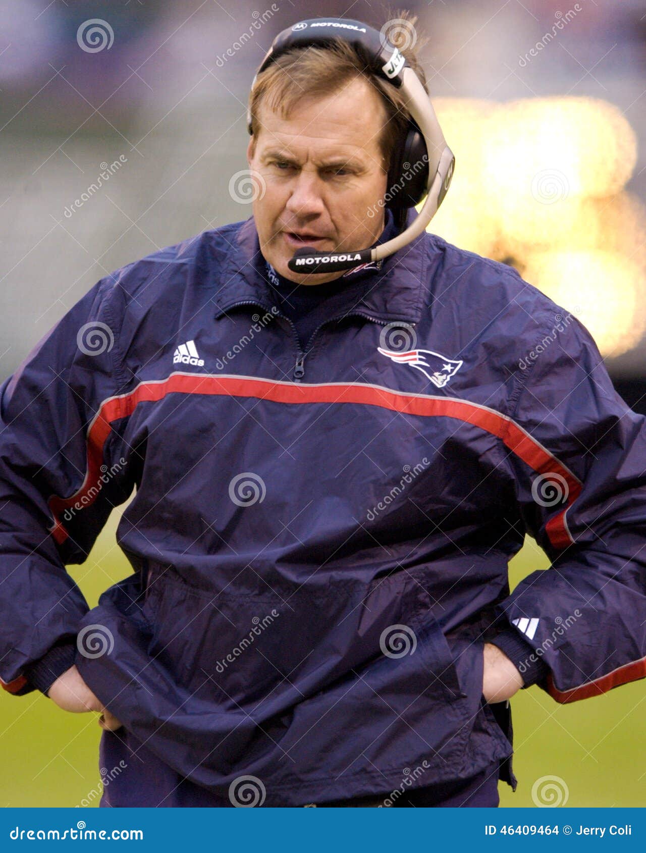 Bill Belichick New England Patriots Head Coach Editorial Stock Image