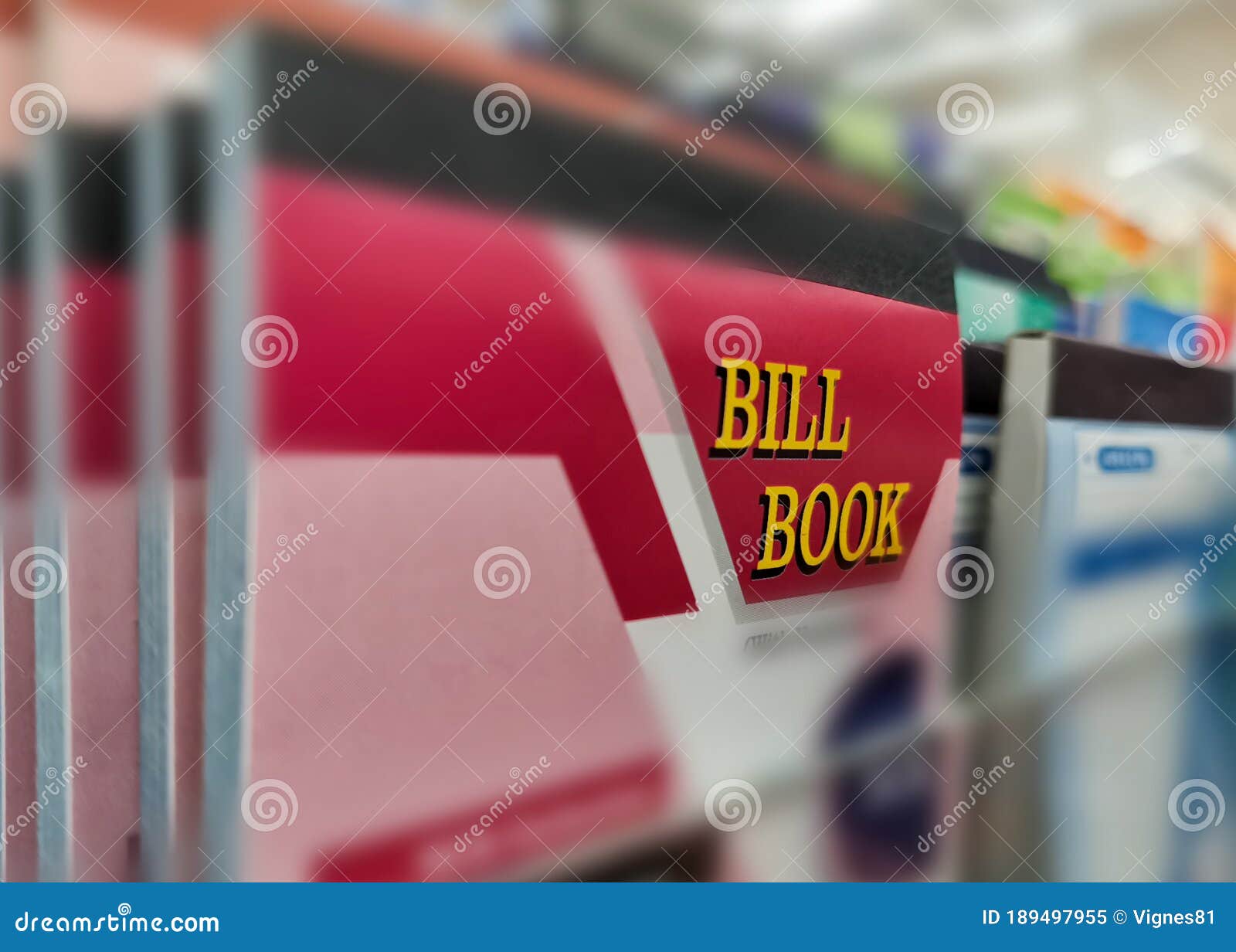 Bill book stock image. Image of commerce, bill, book - 189497955