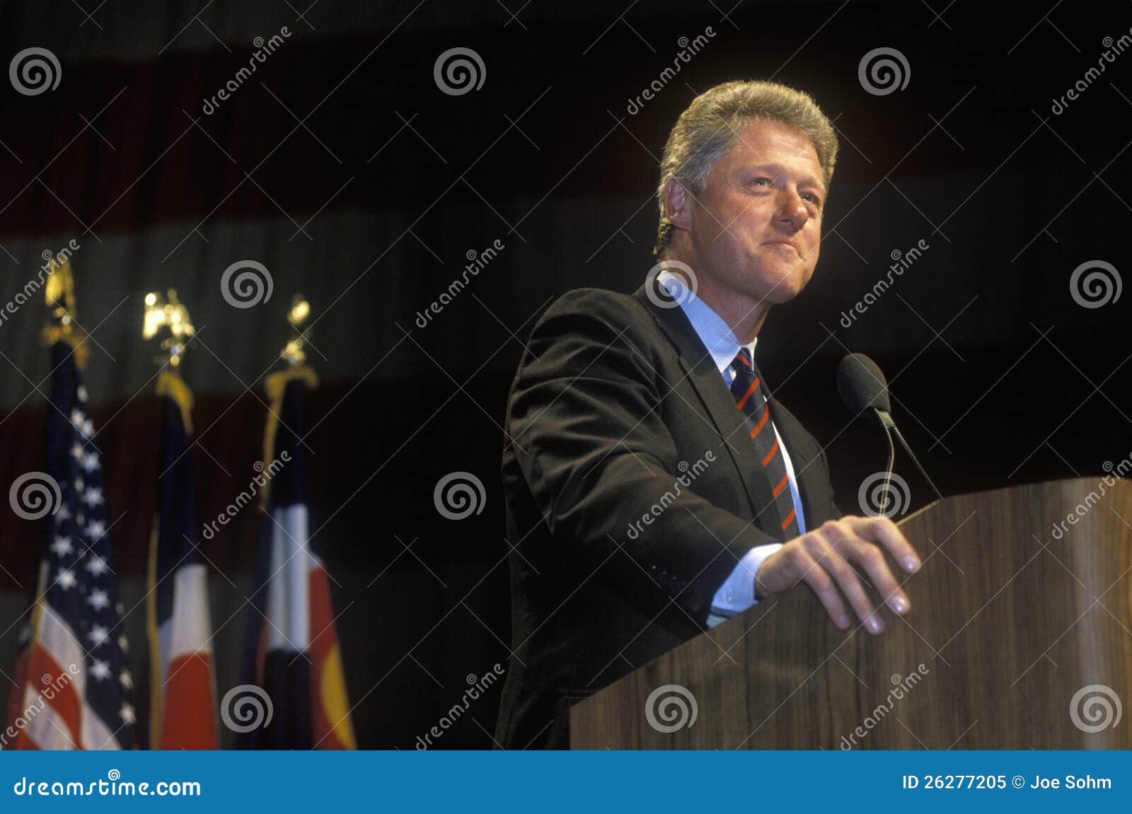 Bill Clinton Addresses Denver Campaign Rally Editorial Image - Image of ...