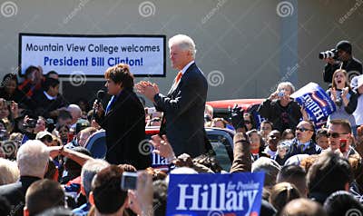 Bill Clinton in Dallas editorial image. Image of history - 4426745
