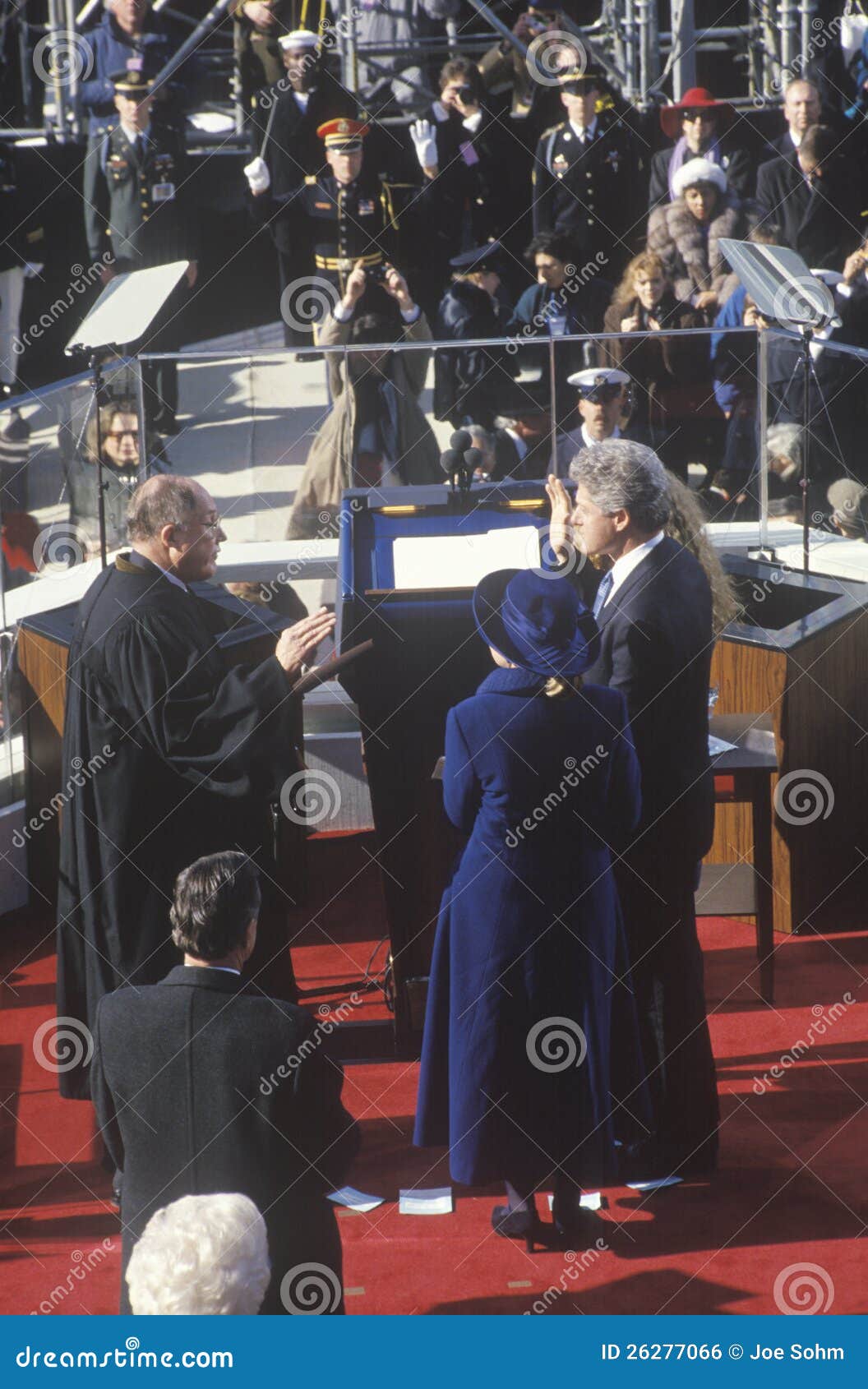 Bill Clinton on Inauguration Day Editorial Photo - Image of historic ...