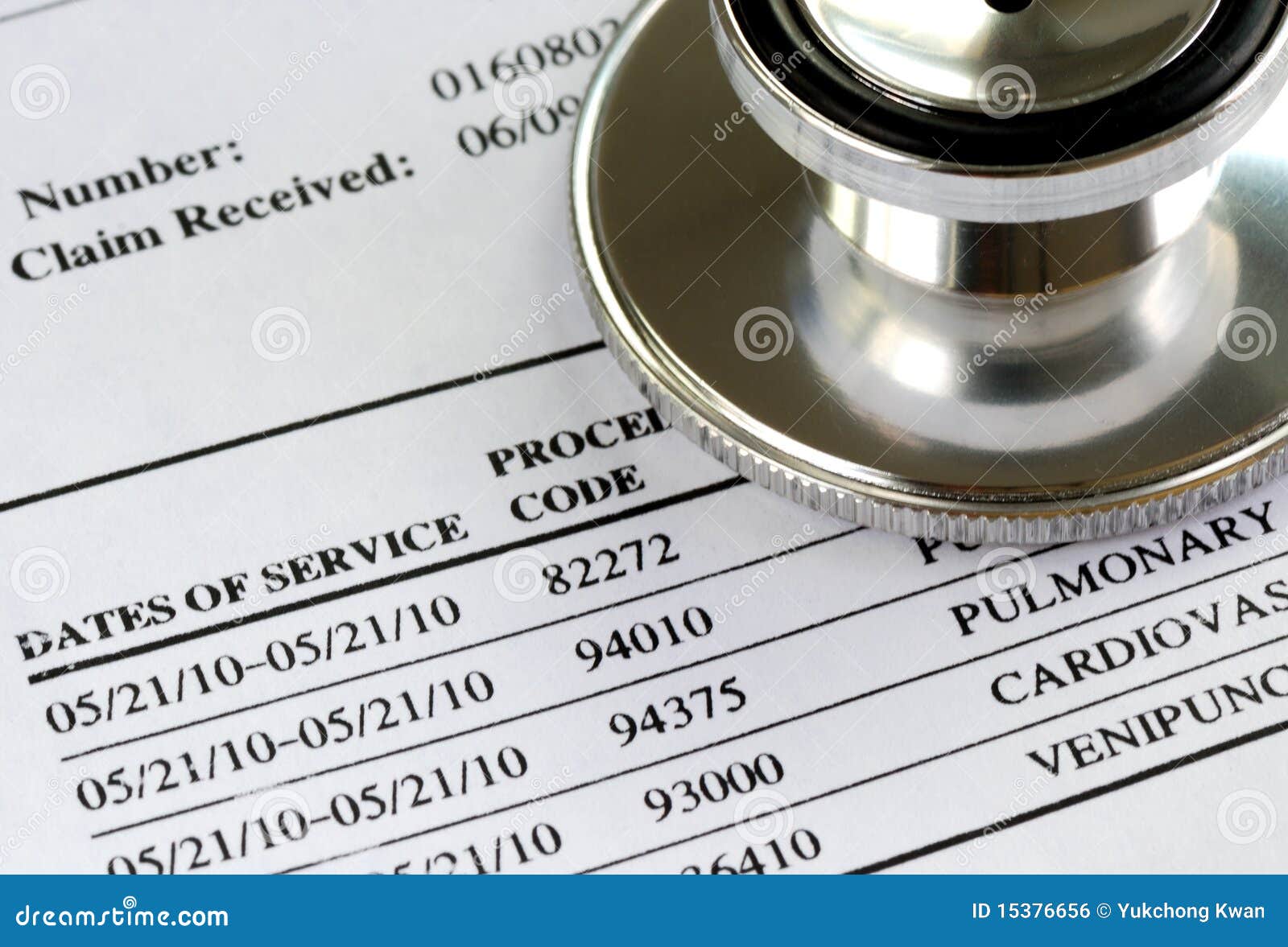 Bill from the doctor stock photo. Image of healthcare - 15376656
