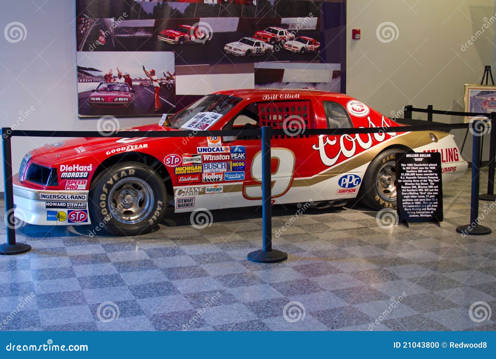 Bill Elliott NASCAR Thunderbird Editorial Image - Image of bonus, bird ...