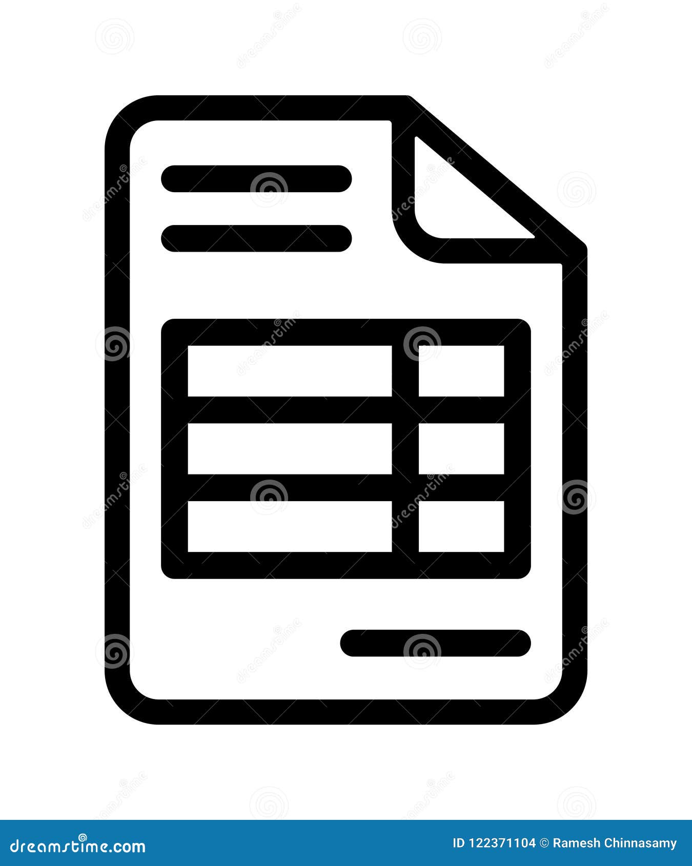 Bill Icon With Magnifying Glass. Studying Paying Receipt. Invoice ...