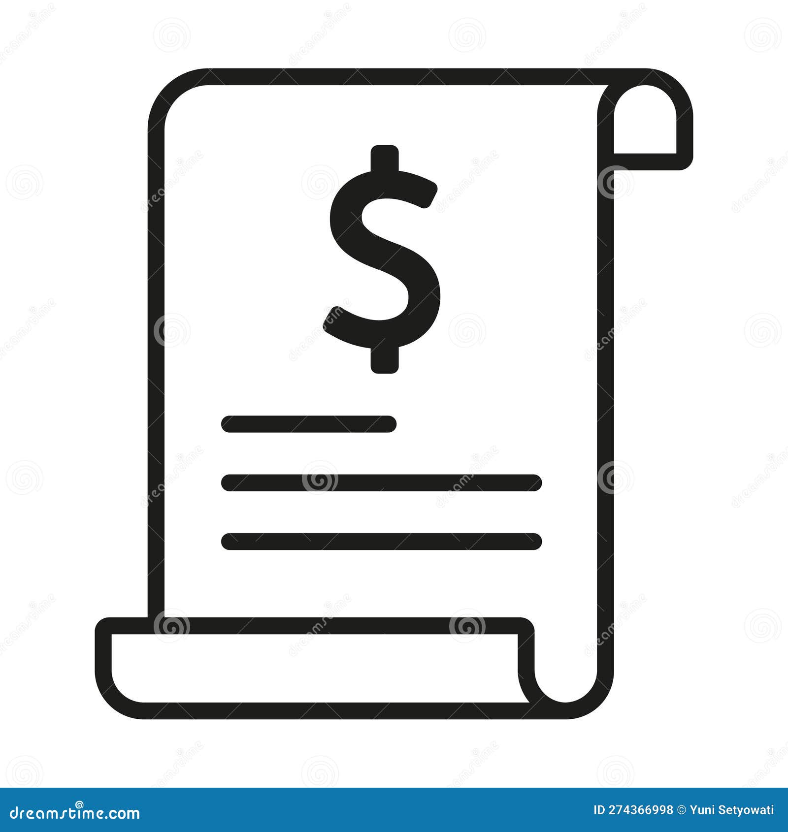 Bill and Invoice in Black Line Icon Symbol PNG Illustration Stock ... Bill and Invoice in Black Line Icon Symbol PNG Illustration Stock ...