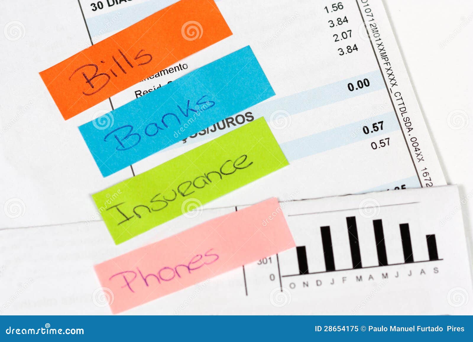Bill Papers stock image. Image of bank, debt, conceptual - 28654175