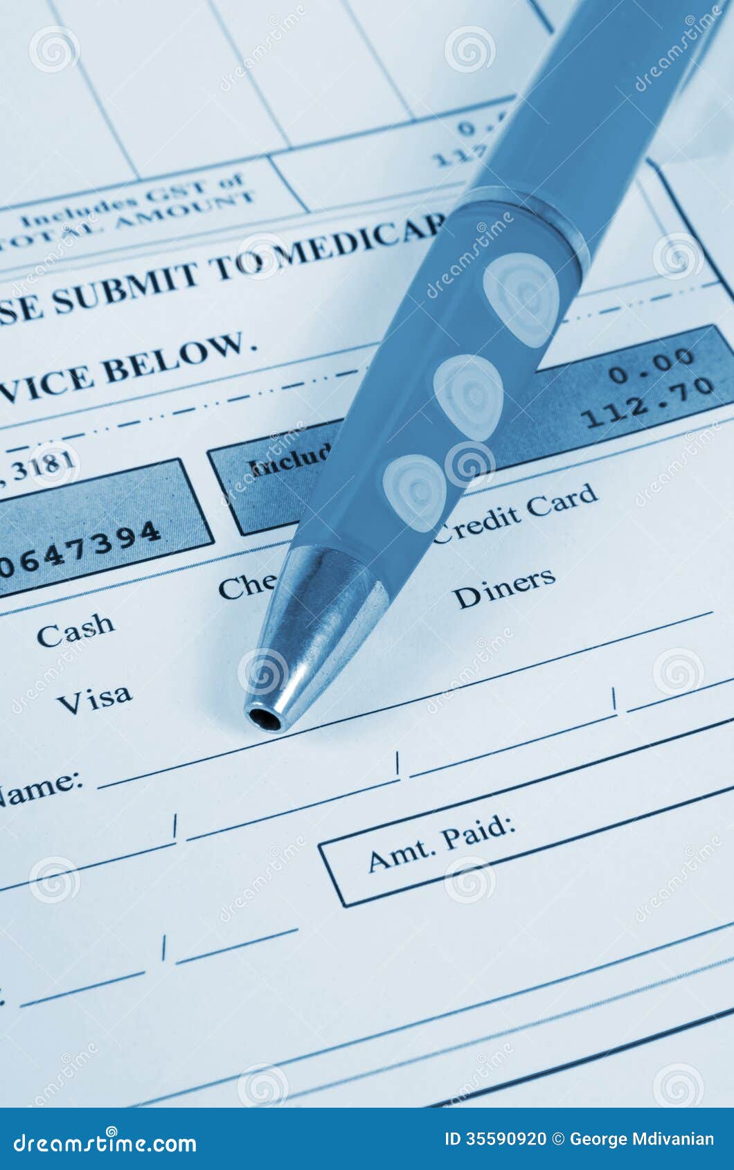 Bill payment stock photo. Image of forms, money, health - 35590920