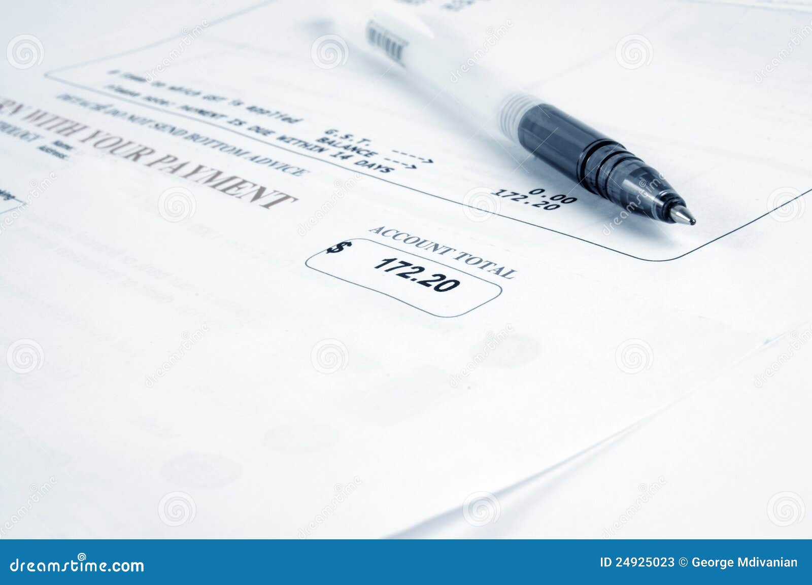 Bill and pen stock image. Image of expensive, currency - 24925023