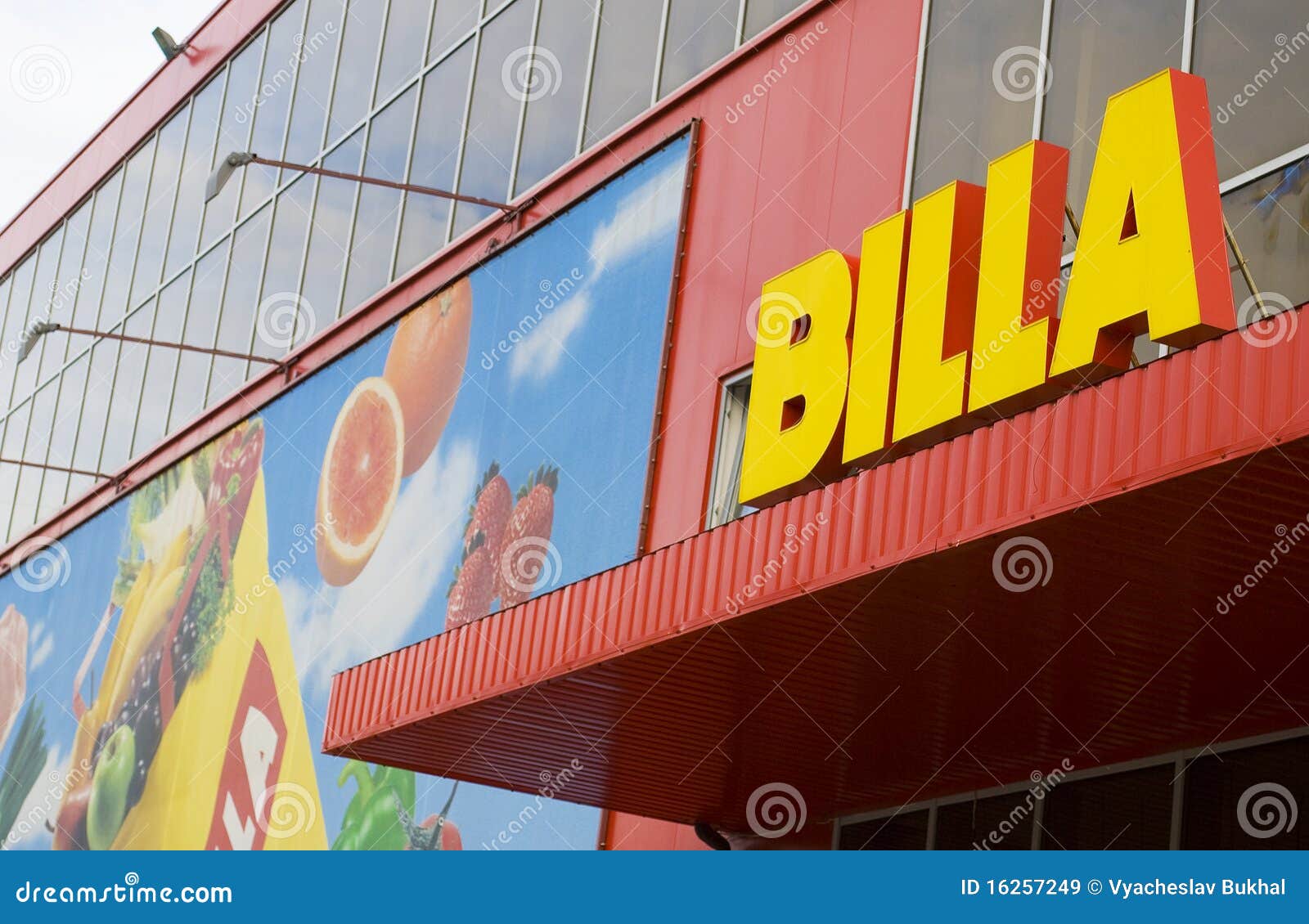Billa supermarket editorial stock image. Image of large - 16257249