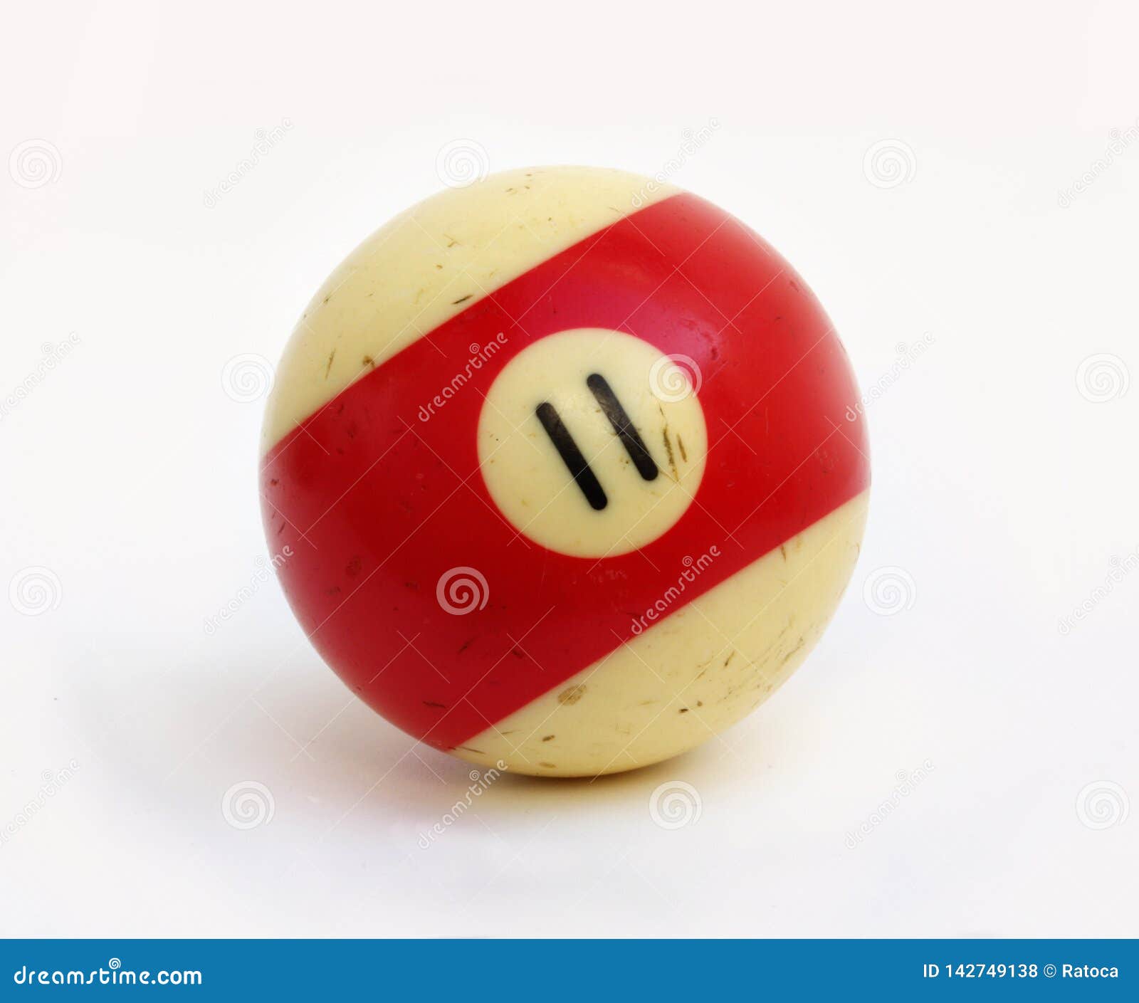Billard ball number eleven stock photo. Image of entertainment - 142749138