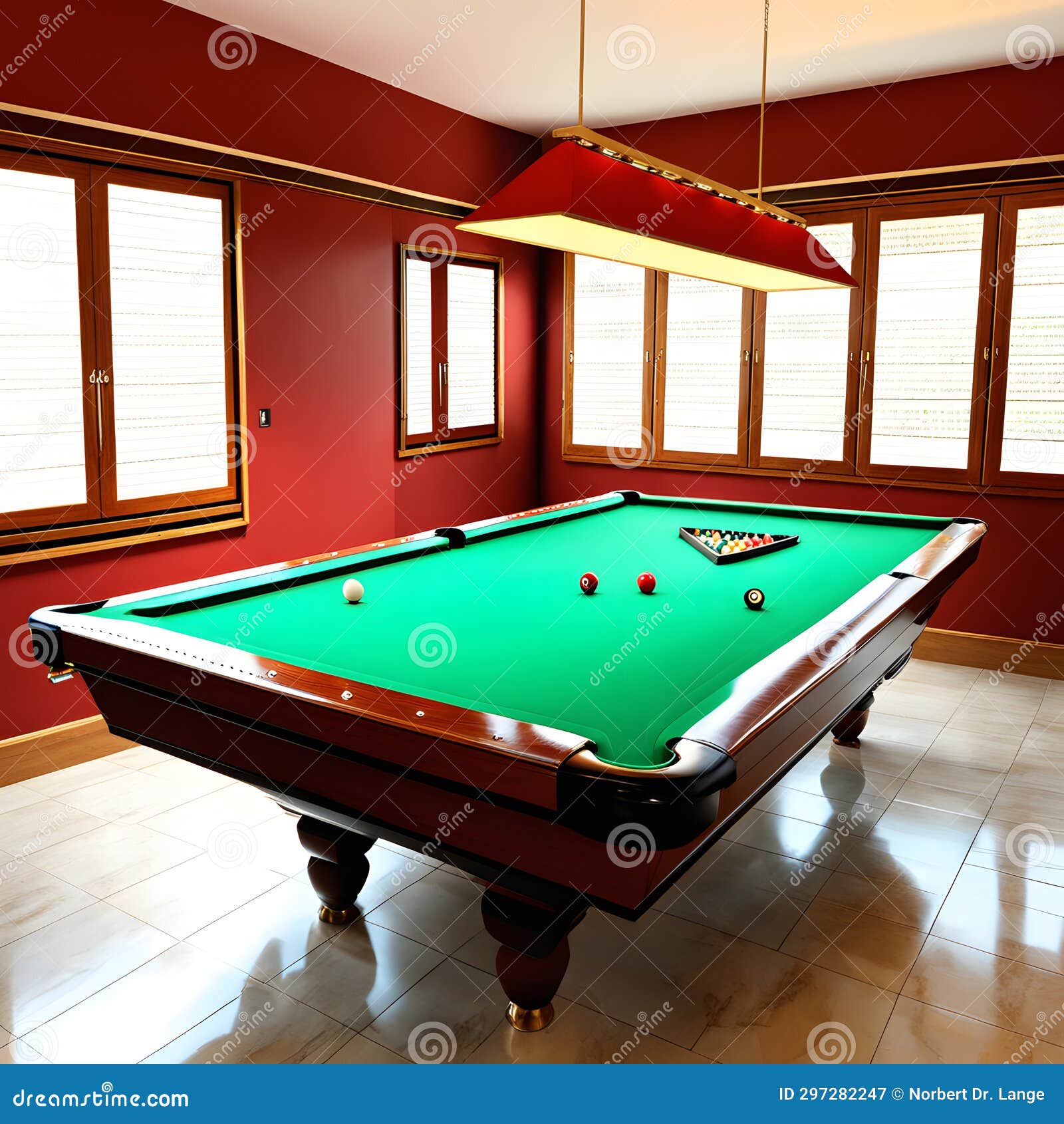 Billard game, AI-generatet stock image. Image of elastic - 297282247