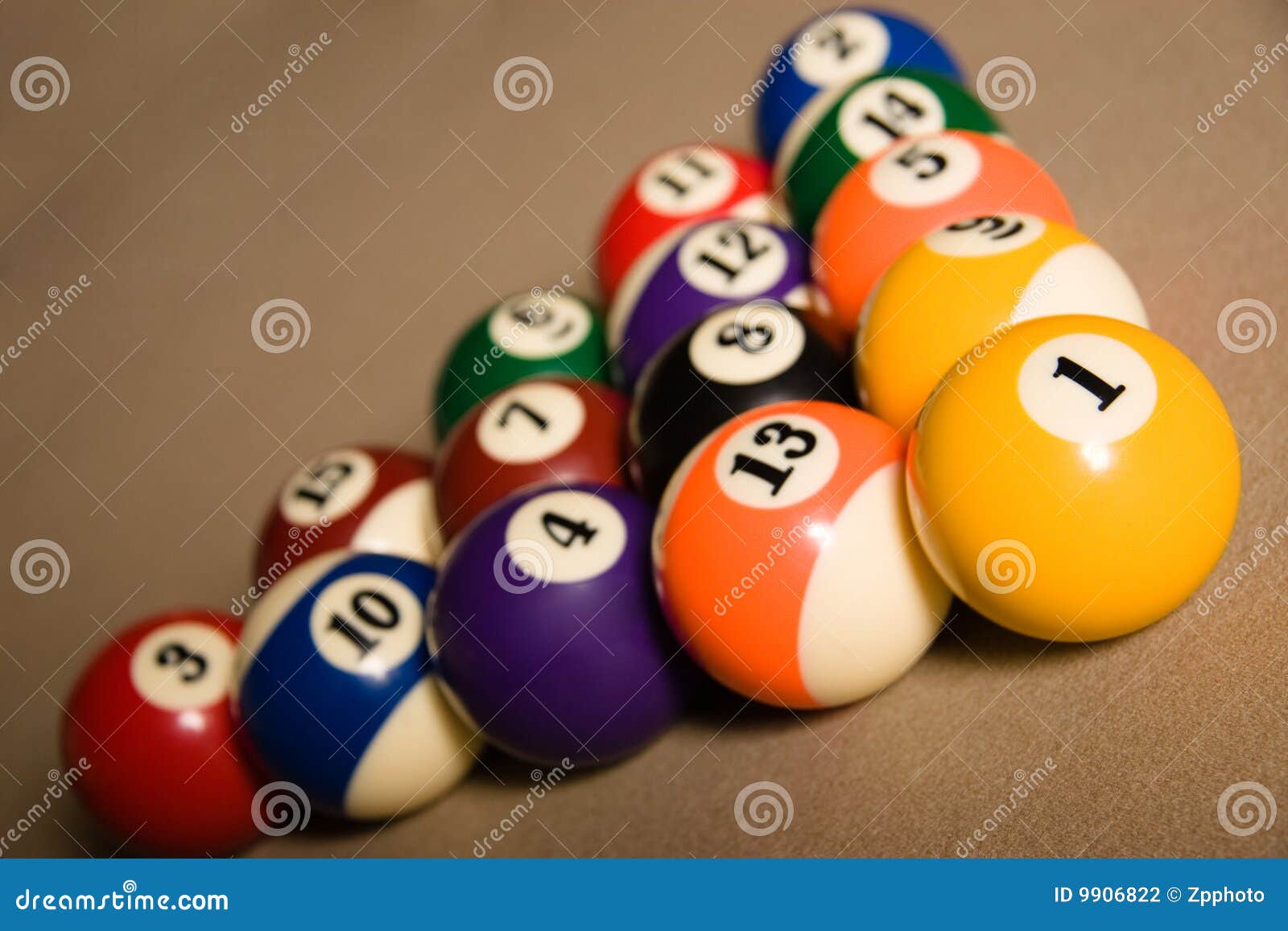 Billard table stock photo. Image of competitive, ball - 9906822