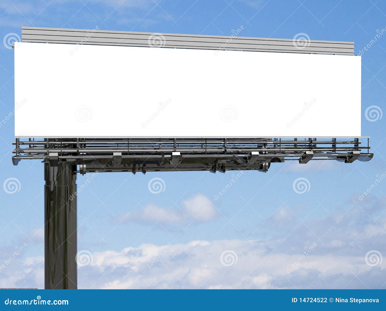 Billboard stock photo. Image of board, communication - 14724522