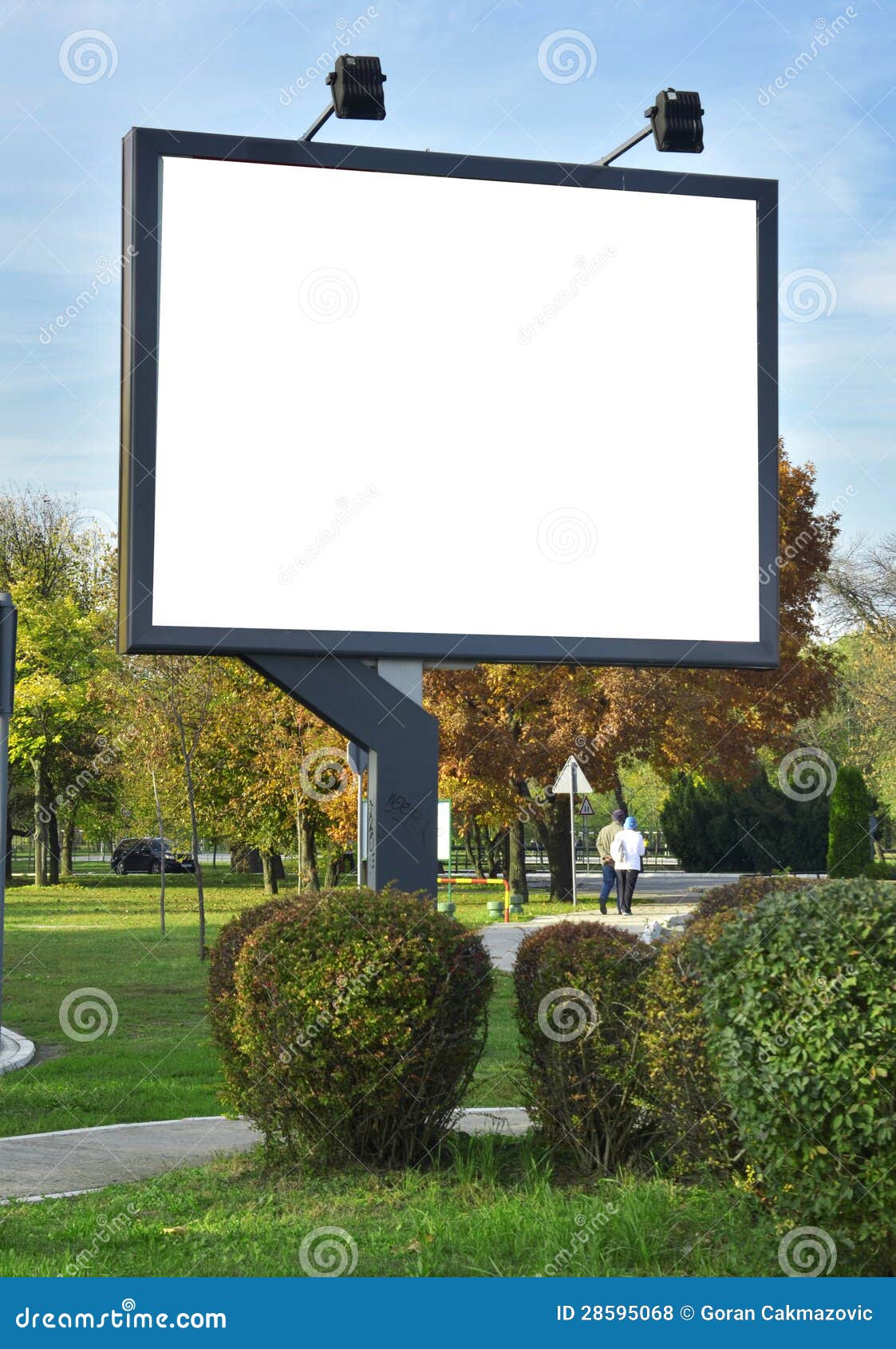 Billboard stock photo. Image of direction, background - 28595068