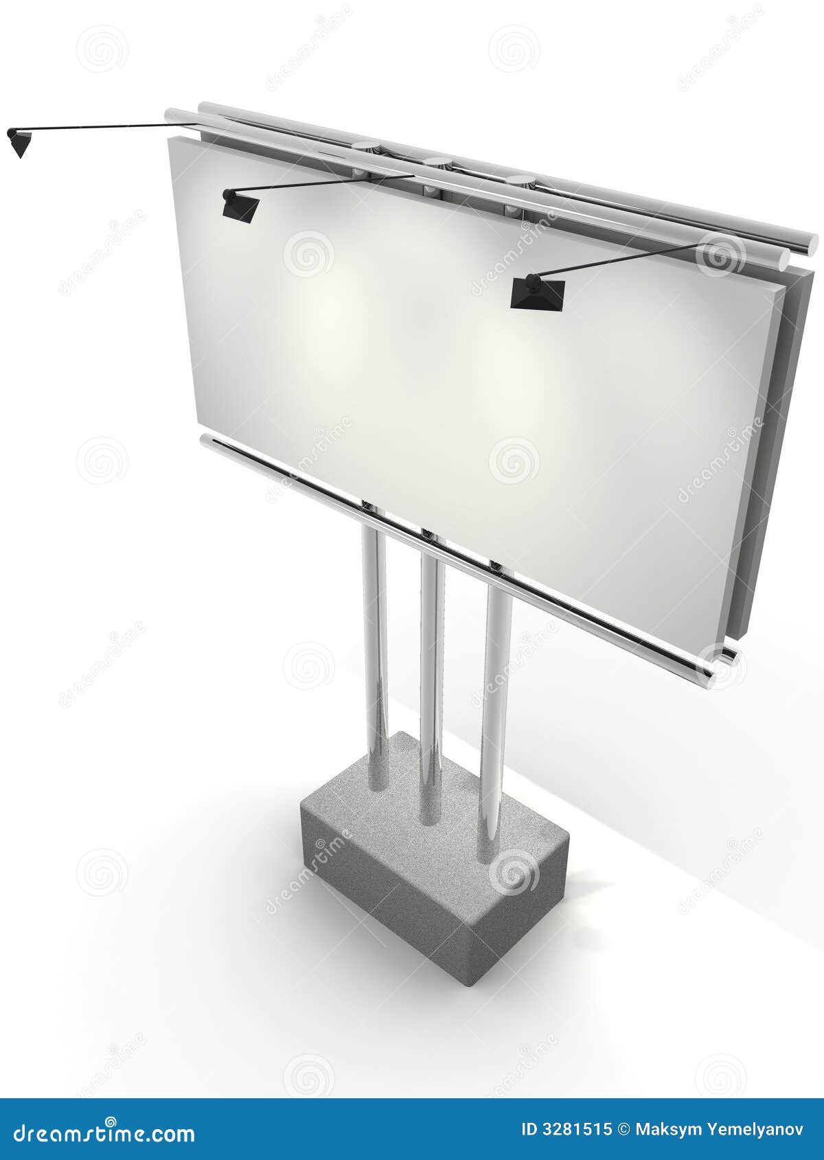 Billboard stock illustration. Illustration of board, plank - 3281515