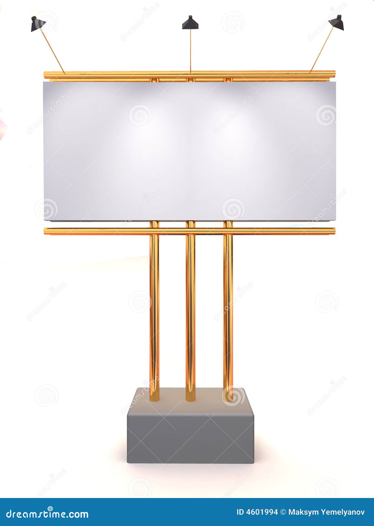 Billboard stock illustration. Illustration of horizontal - 4601994