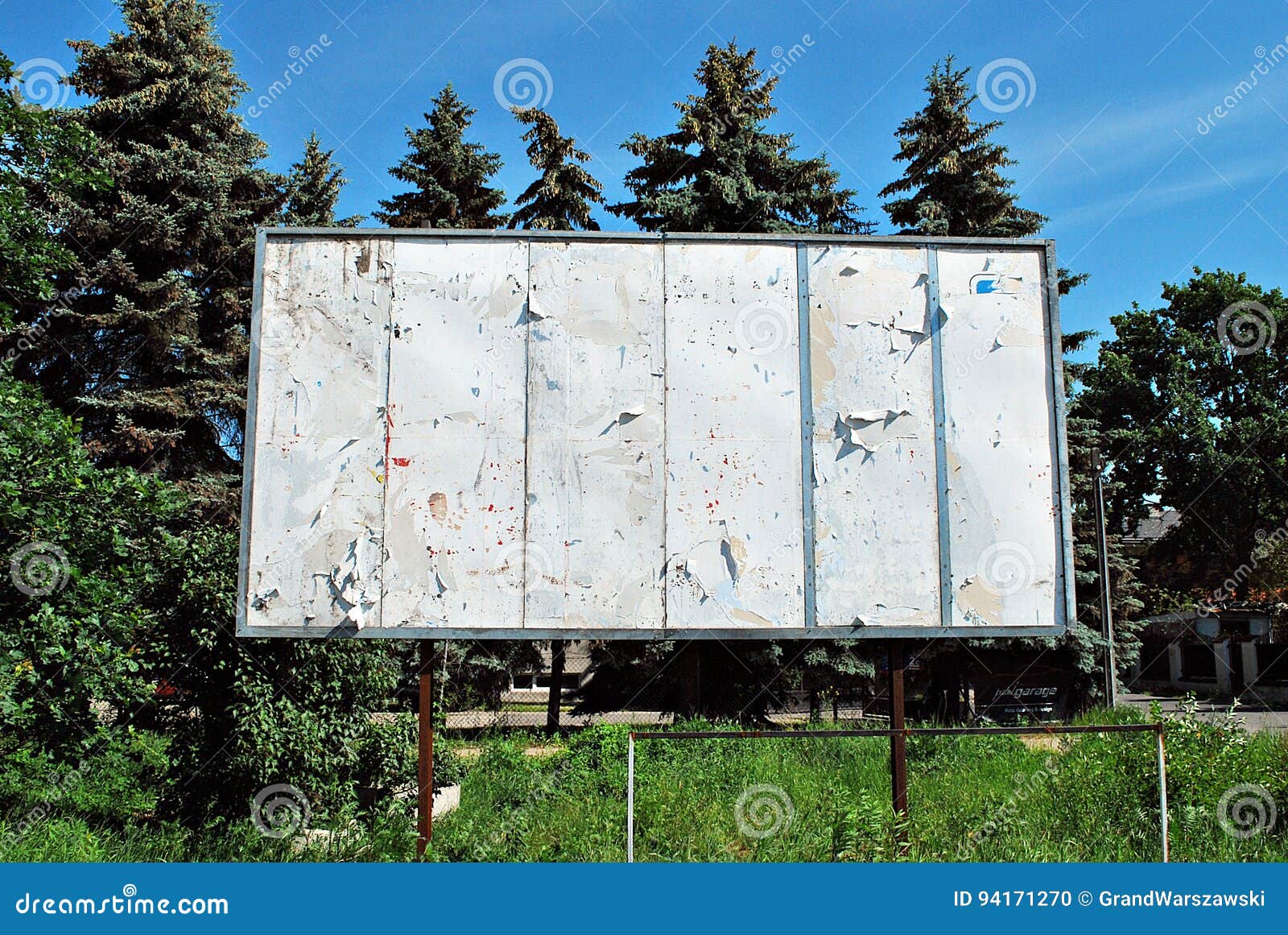 Billboard abandoned stock photo. Image of poster, billboard - 94171270
