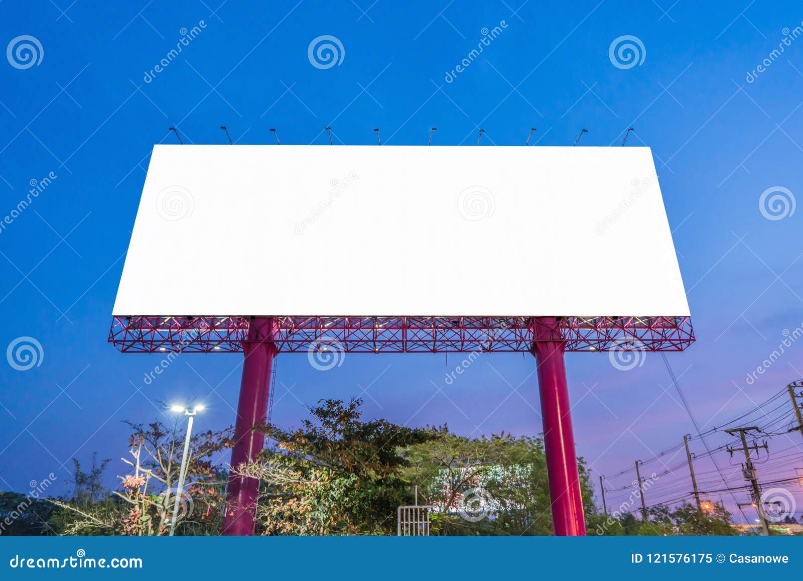 Billboard or Advertising Poster on Building for Advertisement Co Stock ...