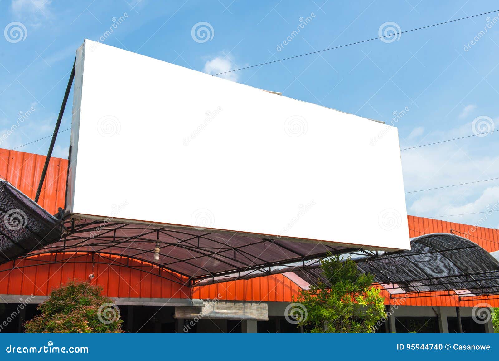 Billboard or Advertising Poster on Building for Advertisement Co Stock ...