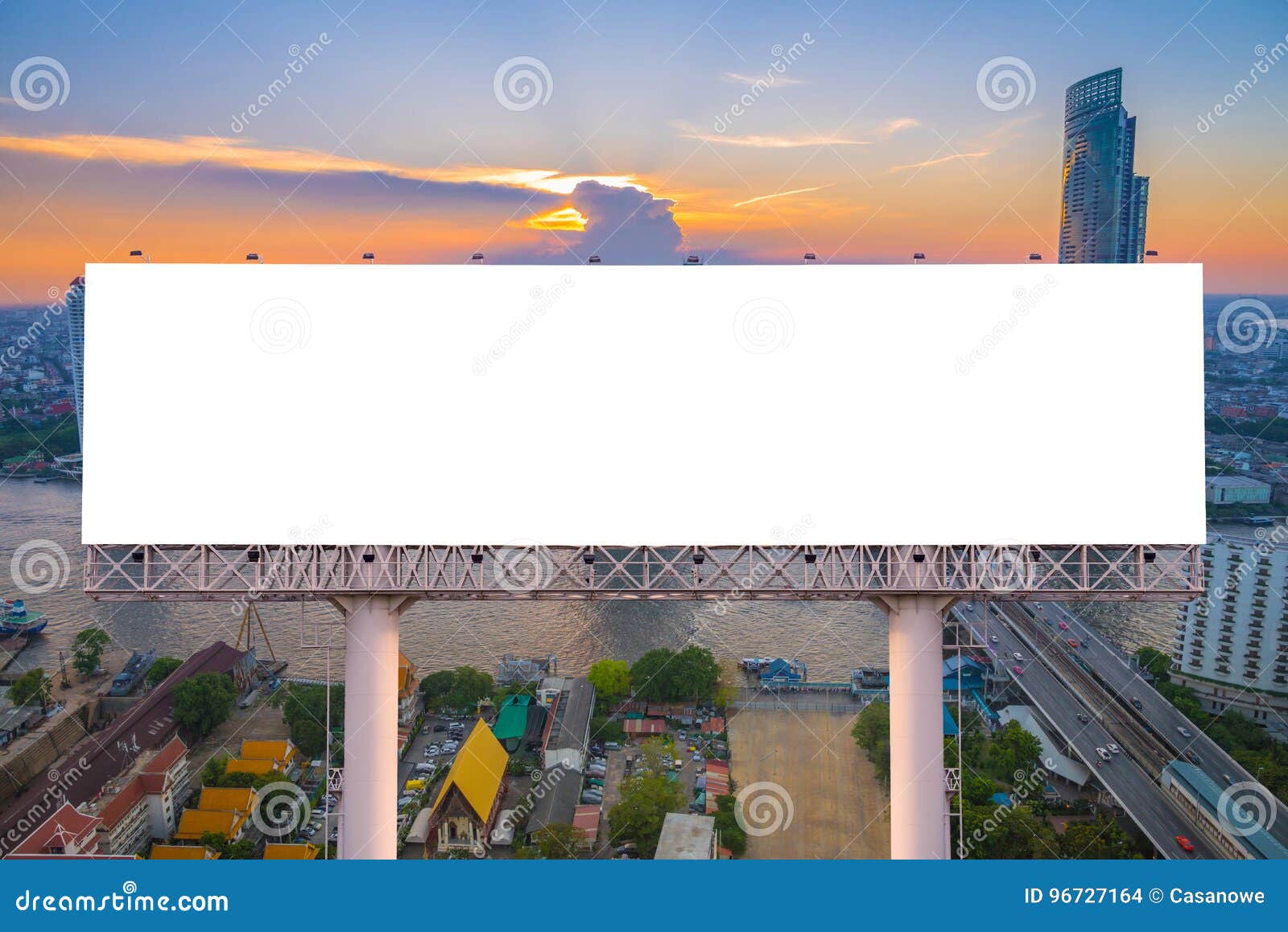 Billboard or Advertising Poster on Building for Advertisement Co Stock ...