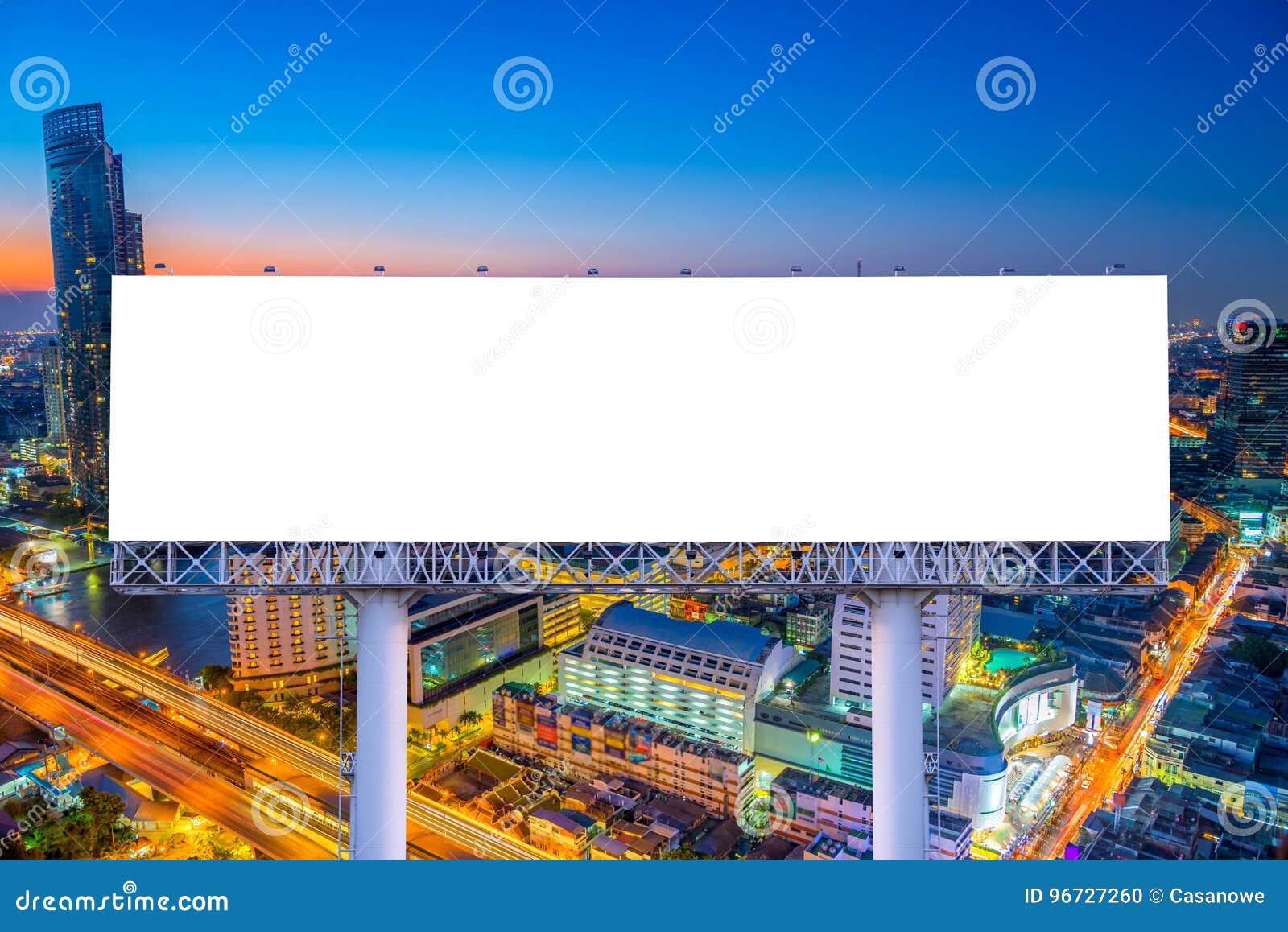 Billboard or Advertising Poster on Building for Advertisement Co Stock ...