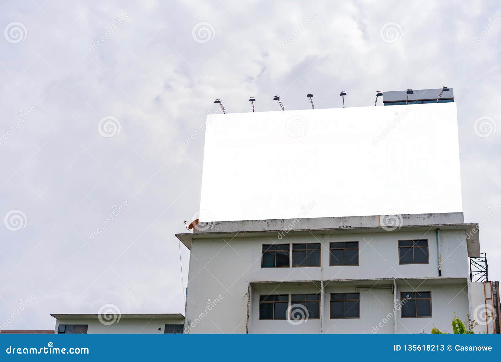 Billboard or Advertising Poster on Building for Advertisement Concept ...