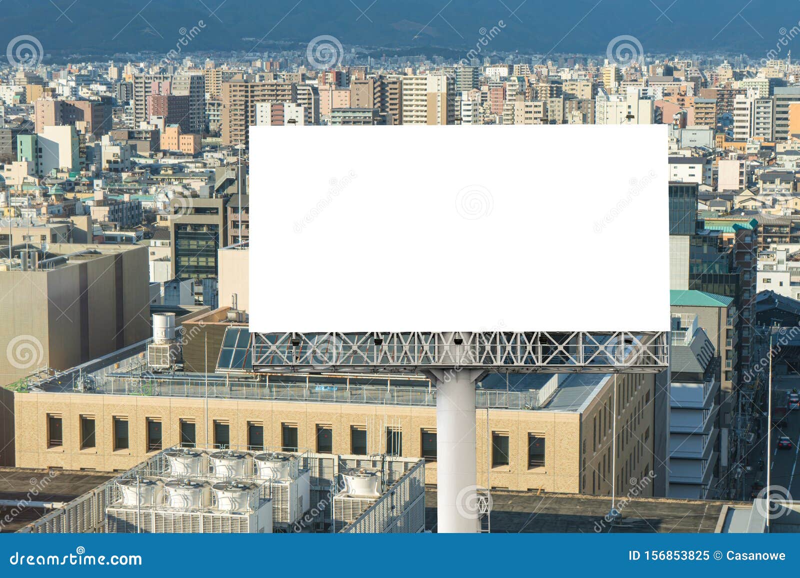 Billboard or Advertising Poster on Building for Advertisement Concept ...