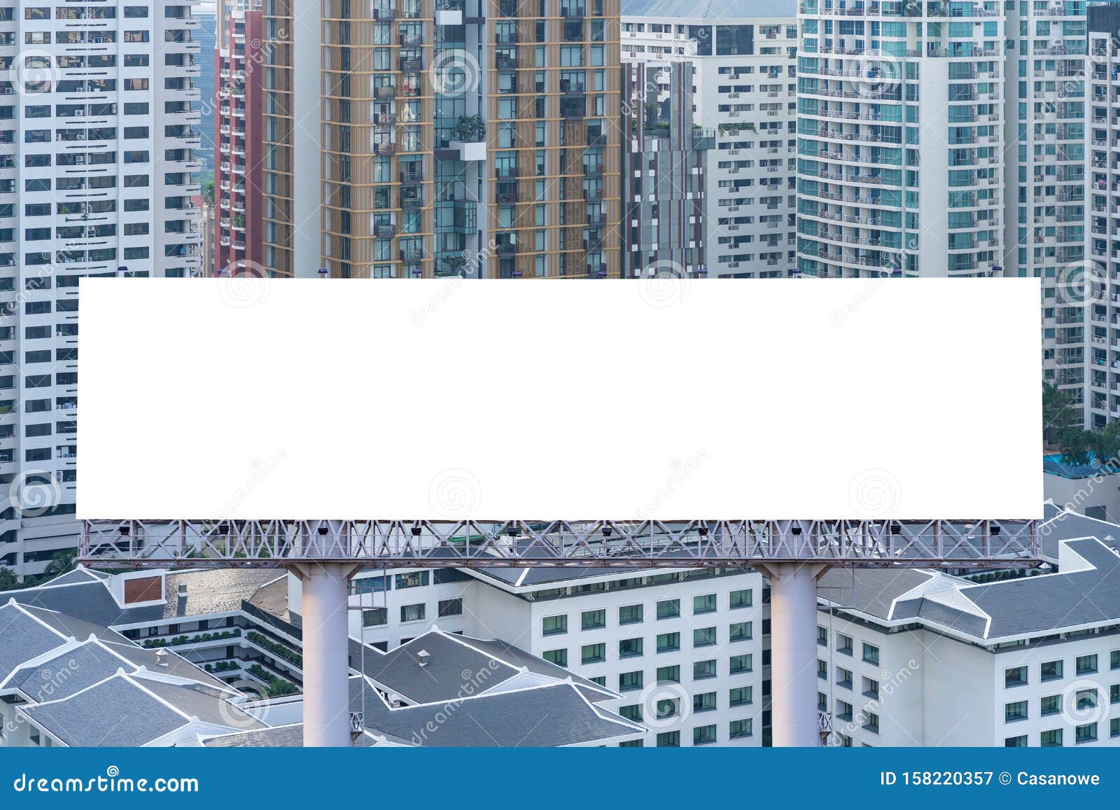 Billboard or Advertising Poster on Building for Advertisement Concept ...