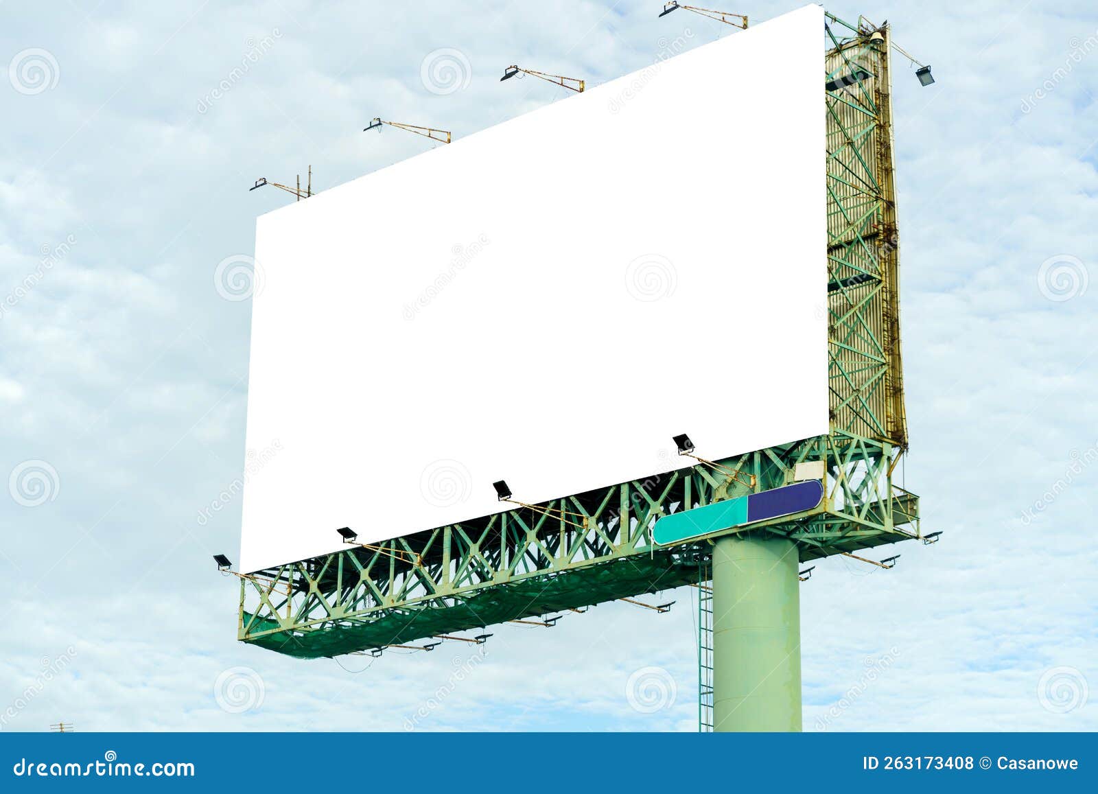Billboard or Advertising Poster on Building for Advertisement Concept ...