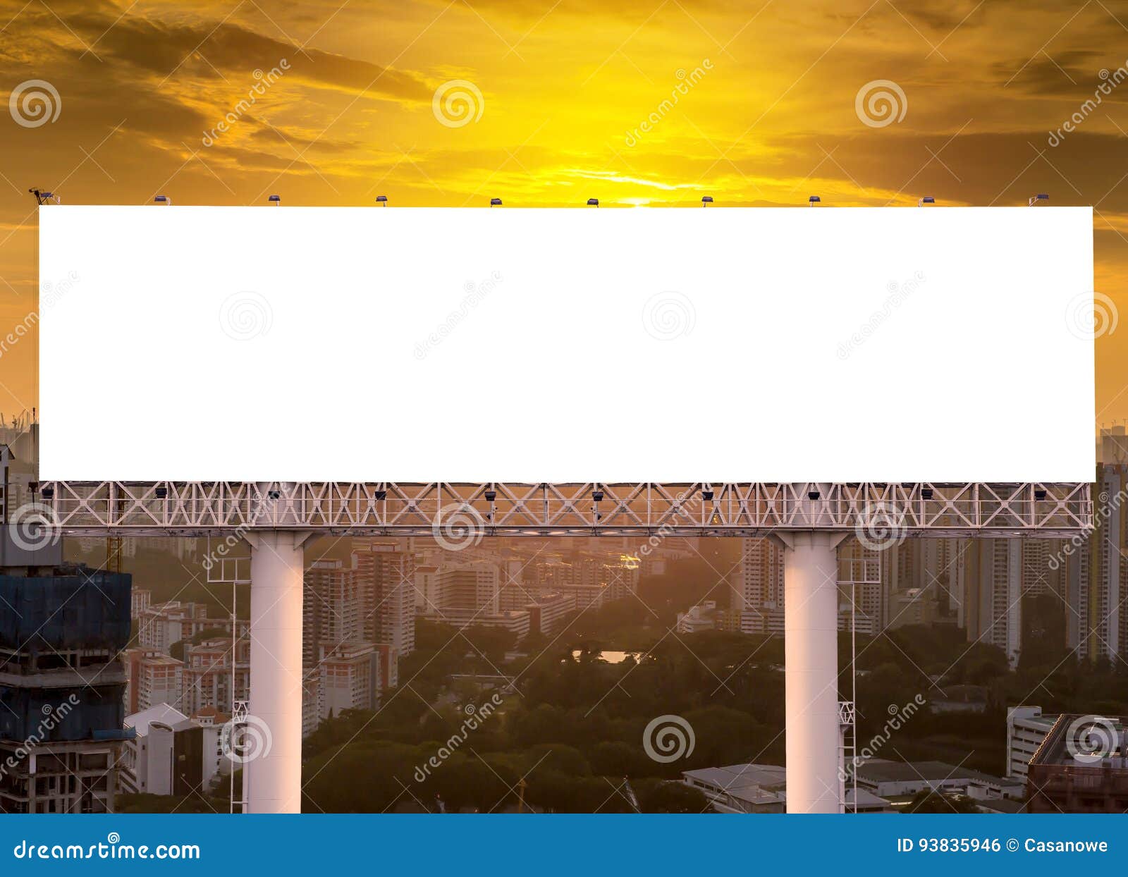 Billboard or Advertising Poster on Highway for Advertisement Con Stock ...