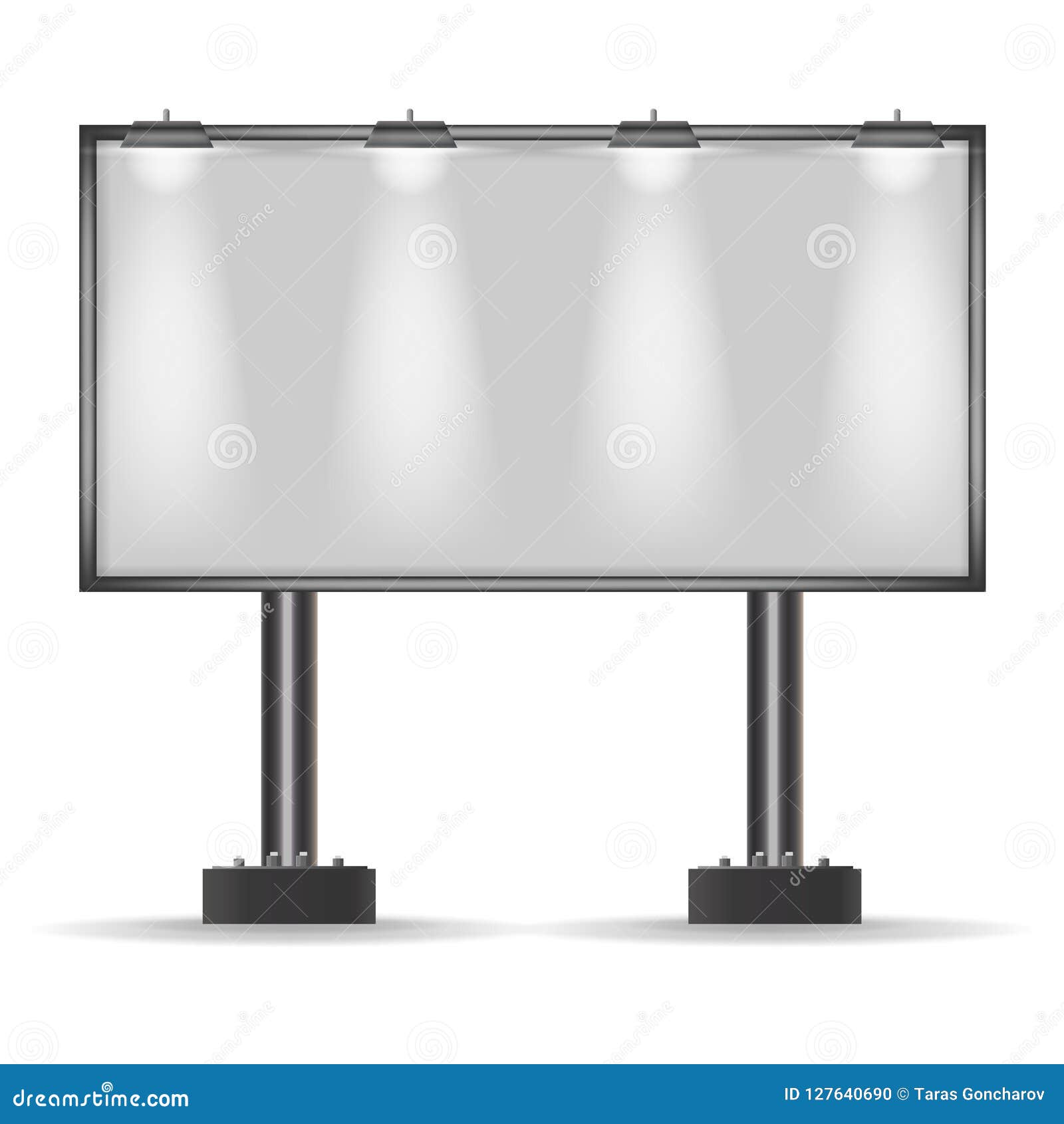 Billboard for Advertising. Vector Stock Vector - Illustration of ...