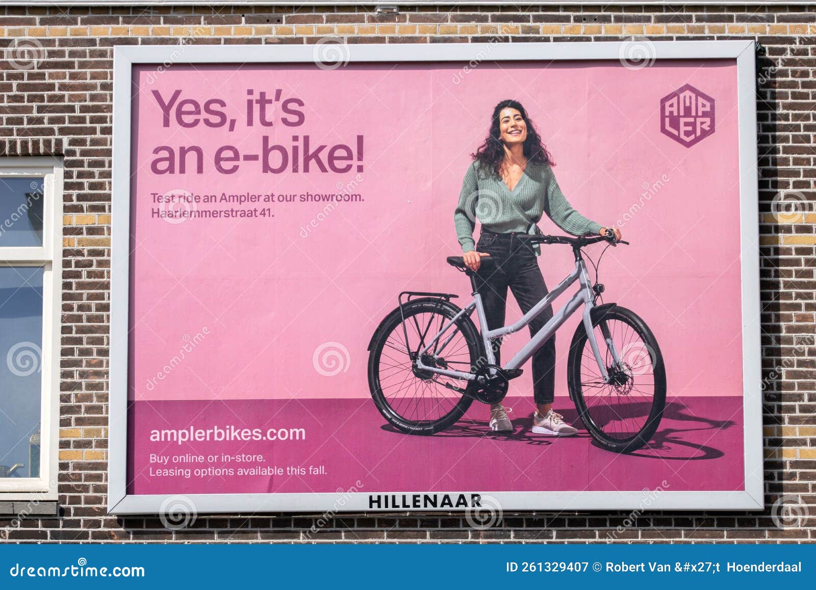 Billboard Ampler E-Bike Advertisement at Amsterdam the Netherlands 29-9 ...