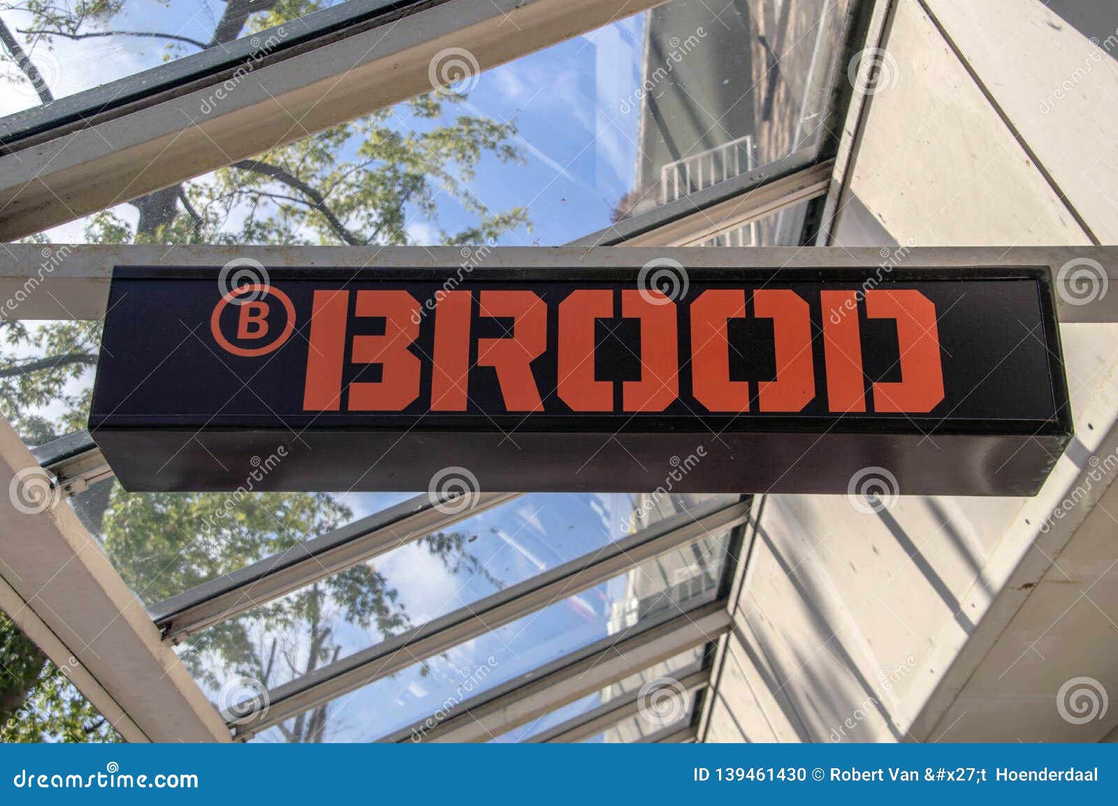 Billboard Bakery Brood at Amsterdam the Netherlands 2018 Editorial ...