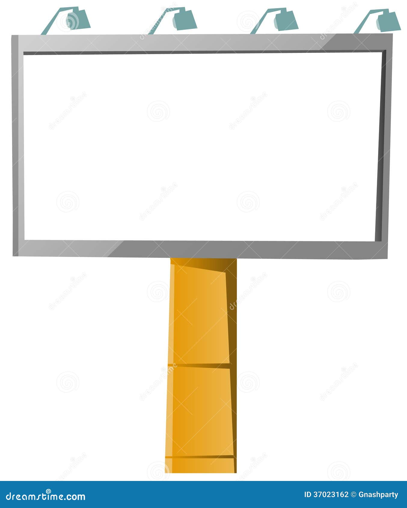 Big Billboard And Cartoon Children | CartoonDealer.com #107516707