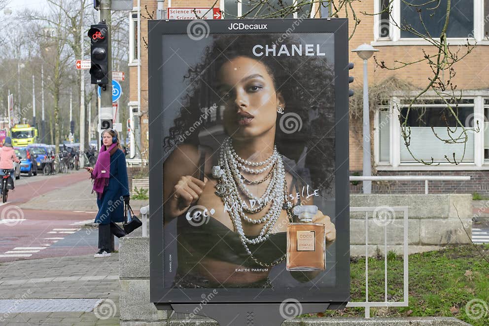 Billboard Chanel at Amsterdam the Netherlands 8-3-2023 Editorial Image ...