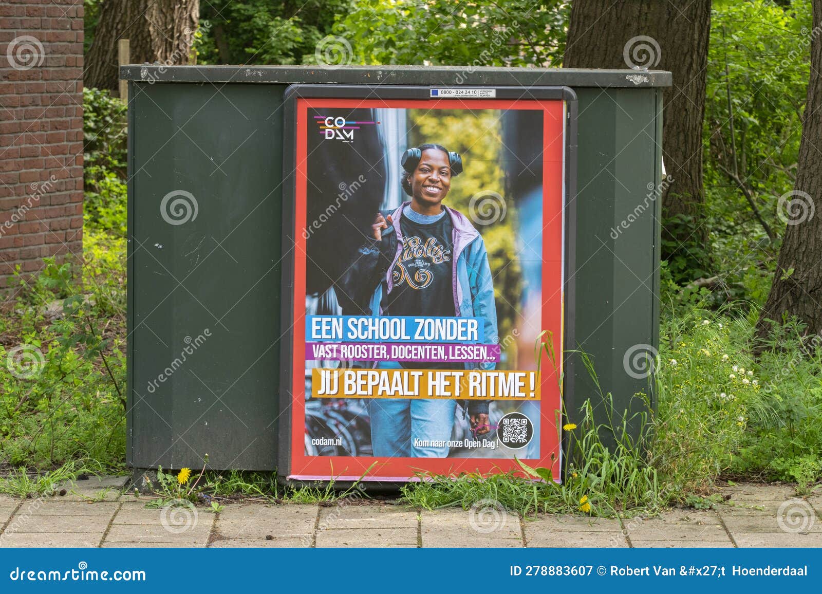 Billboard Codam at Amsterdam the Netherlands 7-5-2023 Editorial ...