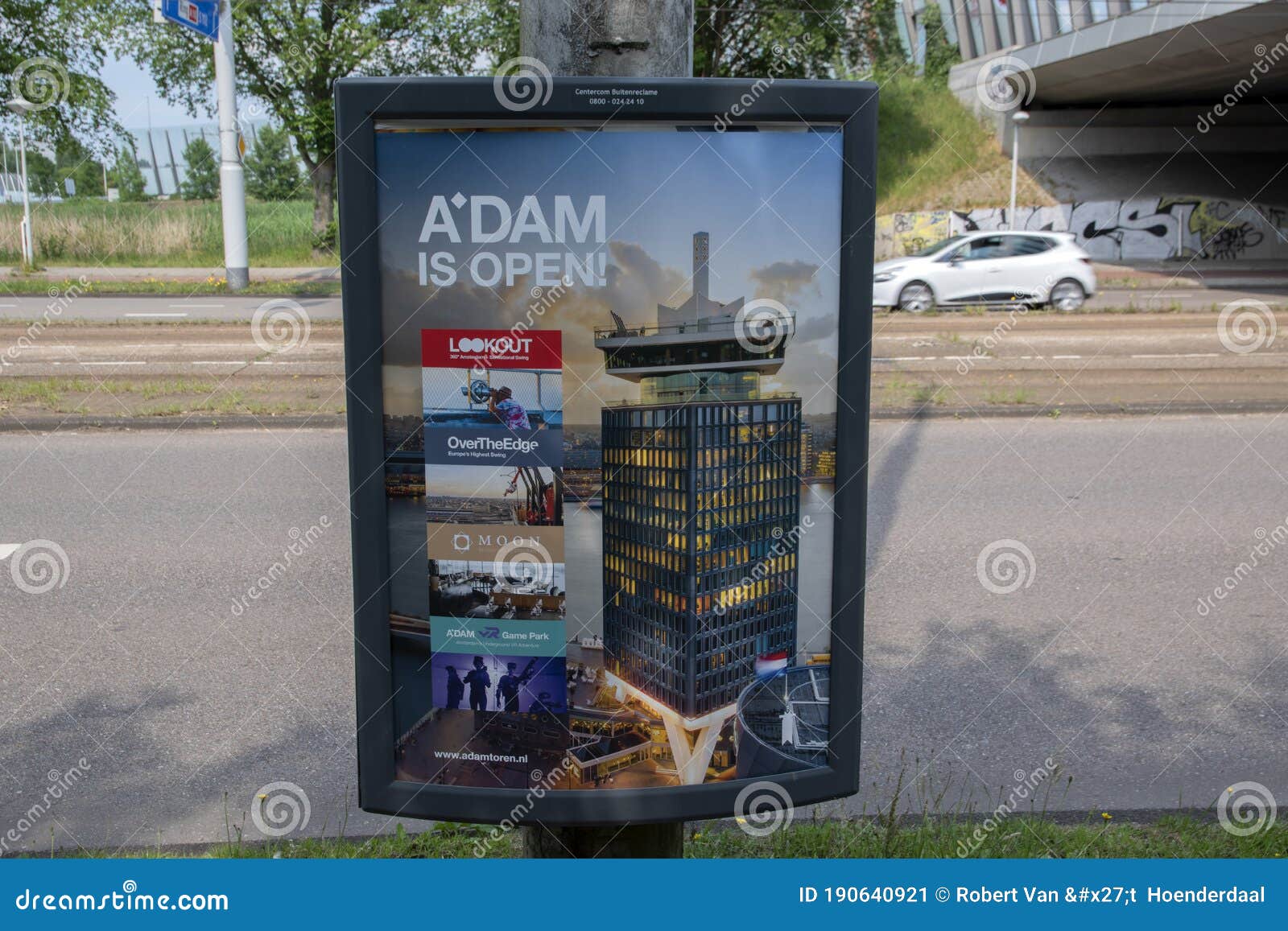 Billboard a`dam Lookout at Amsterdam the Netherlands 12-6-2020 ...